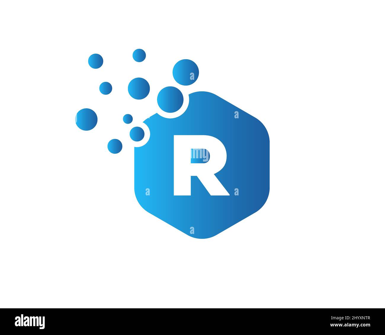 Hexagon R Letter Logo. Abstract R Letter Logo. Letter R Logo Design with Hexagon. R Letter and ...