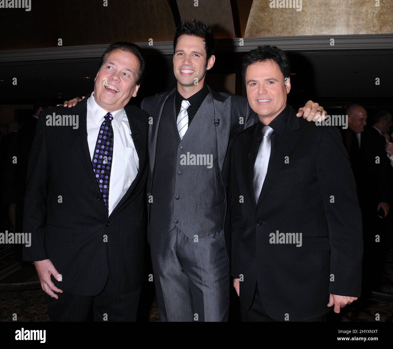 Alan Osmond, David Osmond and Donny Osmond at the '36th Annual Dinner ...