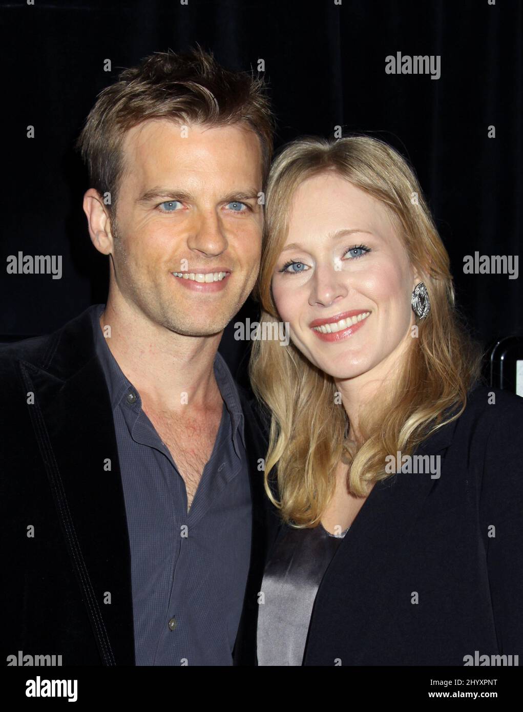 Trevor St. John and wife Sara at the "My Soul To Take" special ...