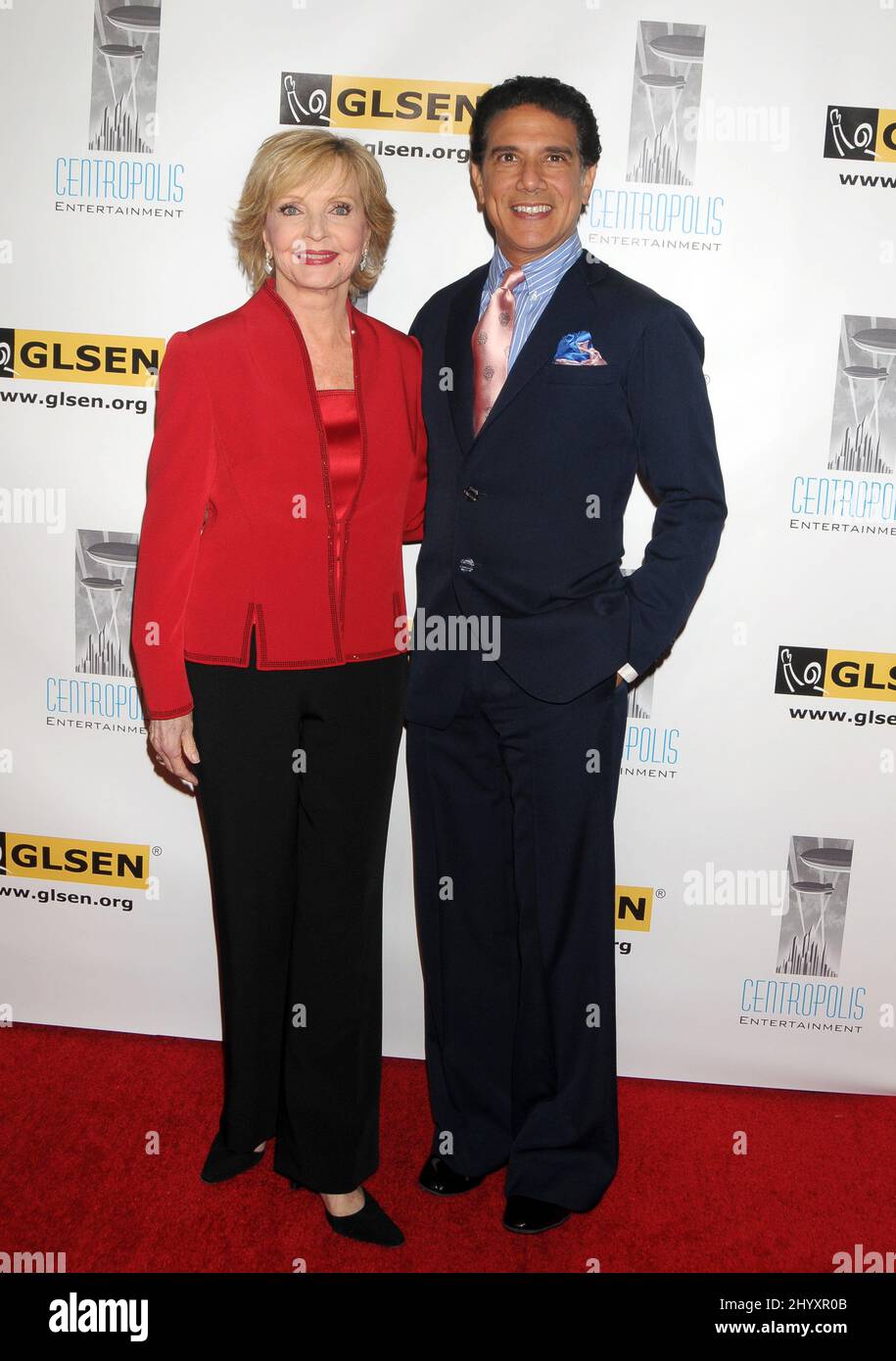 Florence Henderson and Corky Ballas arriving for 6th Annual GLSEN ...