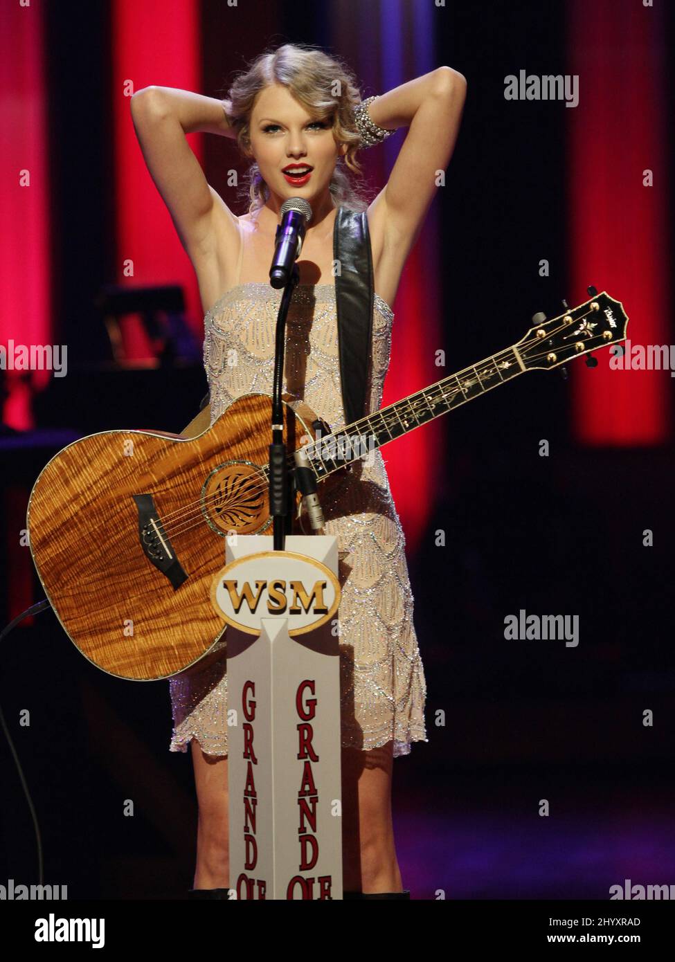 Taylor Swift performs at the Grand Ole Opry 85th Birthday Bash at the ...