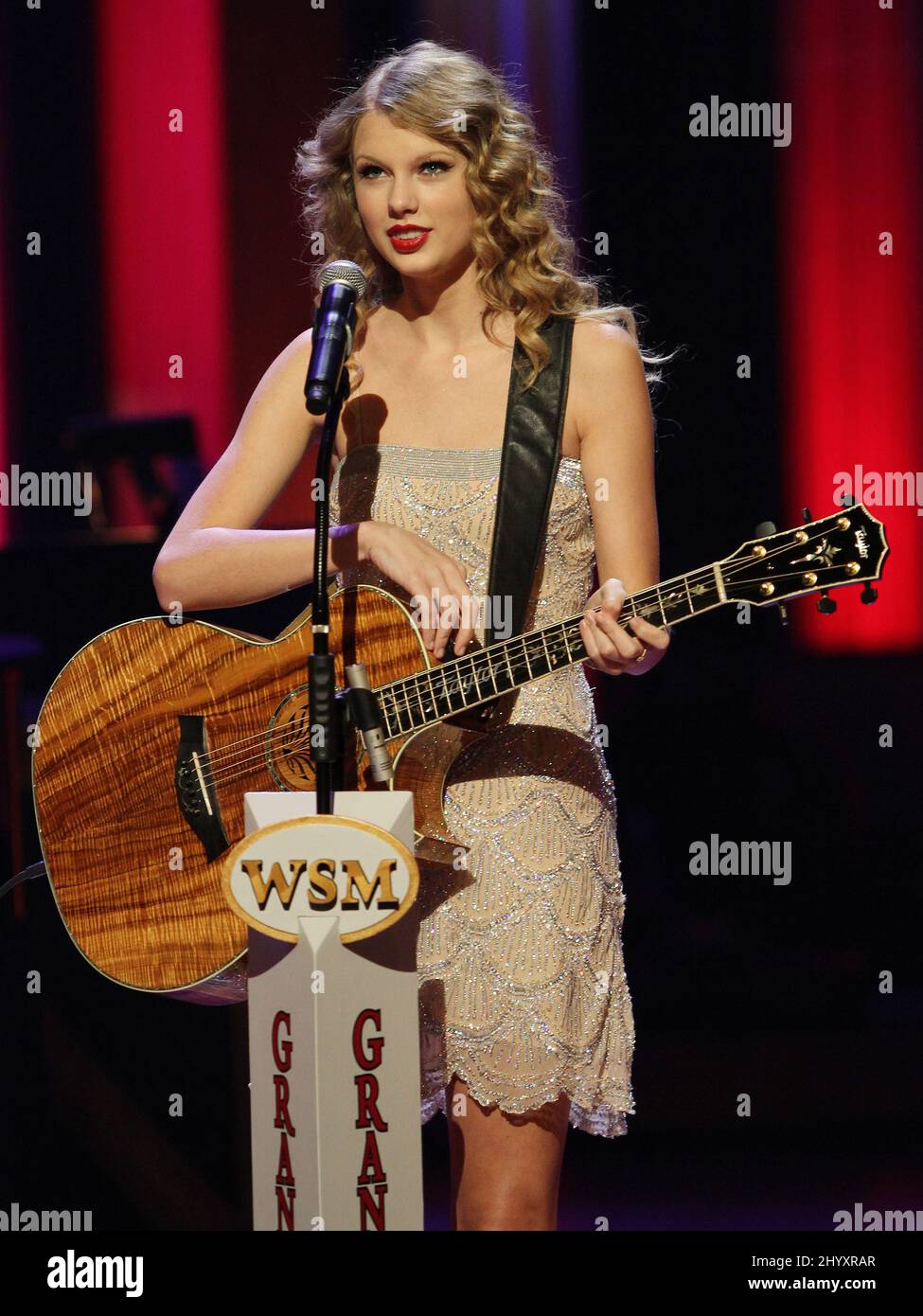 Taylor Swift performs at the Grand Ole Opry 85th Birthday Bash at the ...