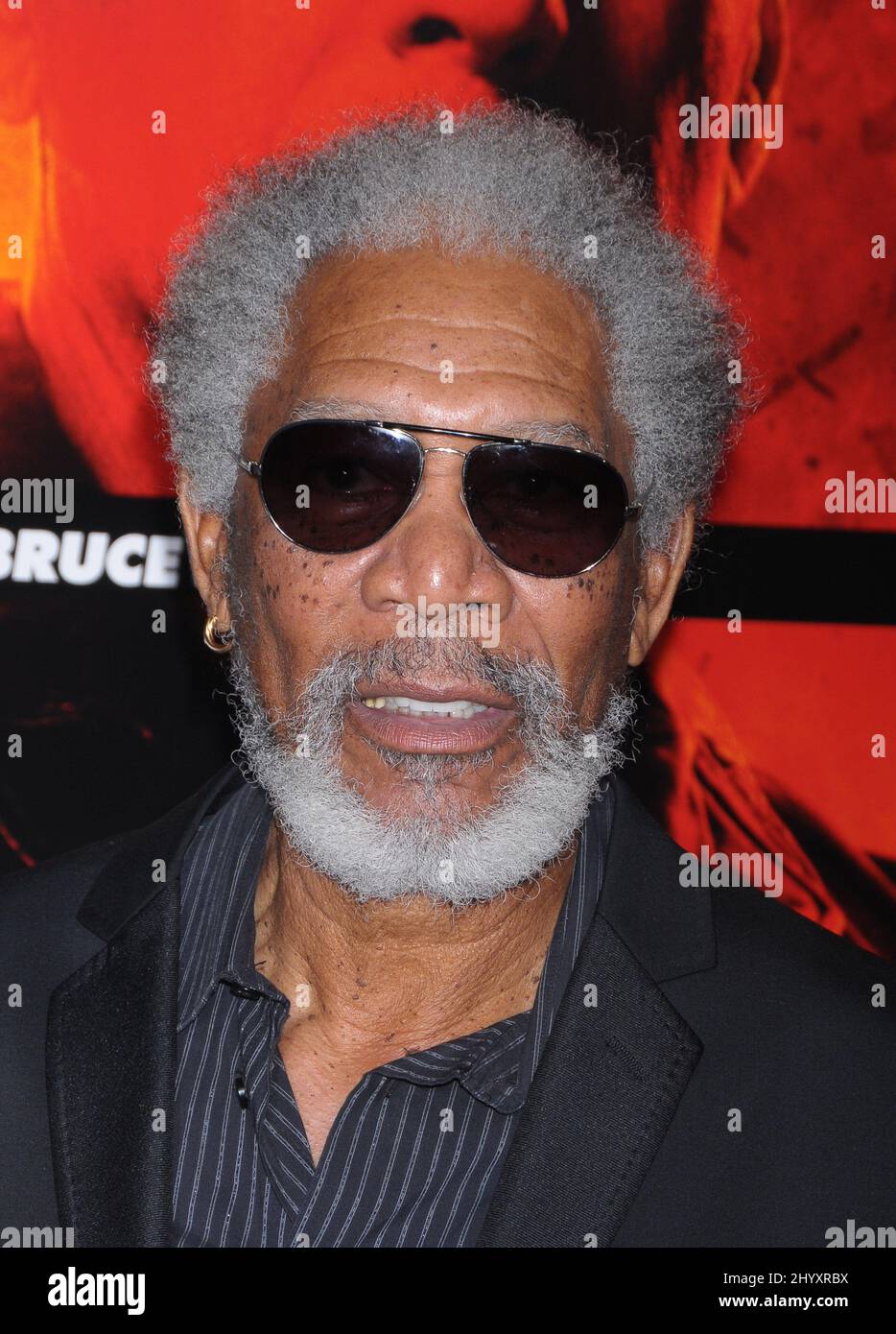 Morgan Freeman at the special screening of 'Red' held at Grauman's ...