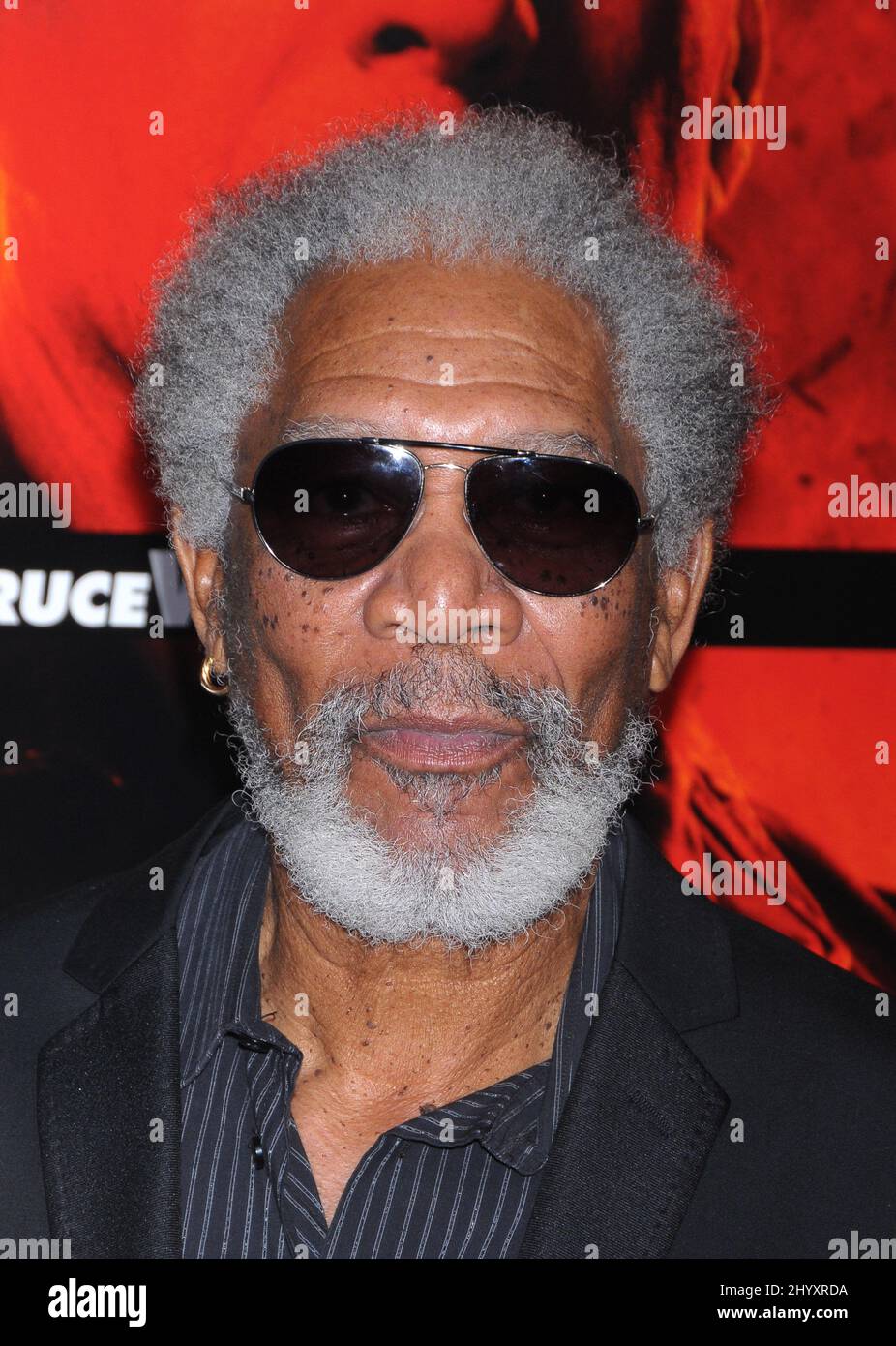 Morgan Freeman at the special screening of 'Red' held at Grauman's ...