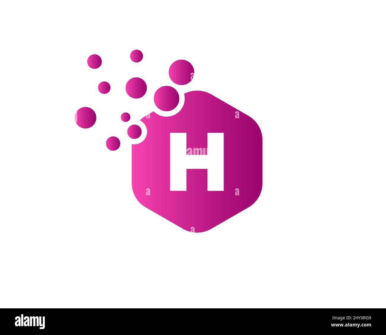 Hexagon H Letter Logo. Abstract H Letter Logo. Letter H Logo Design ...