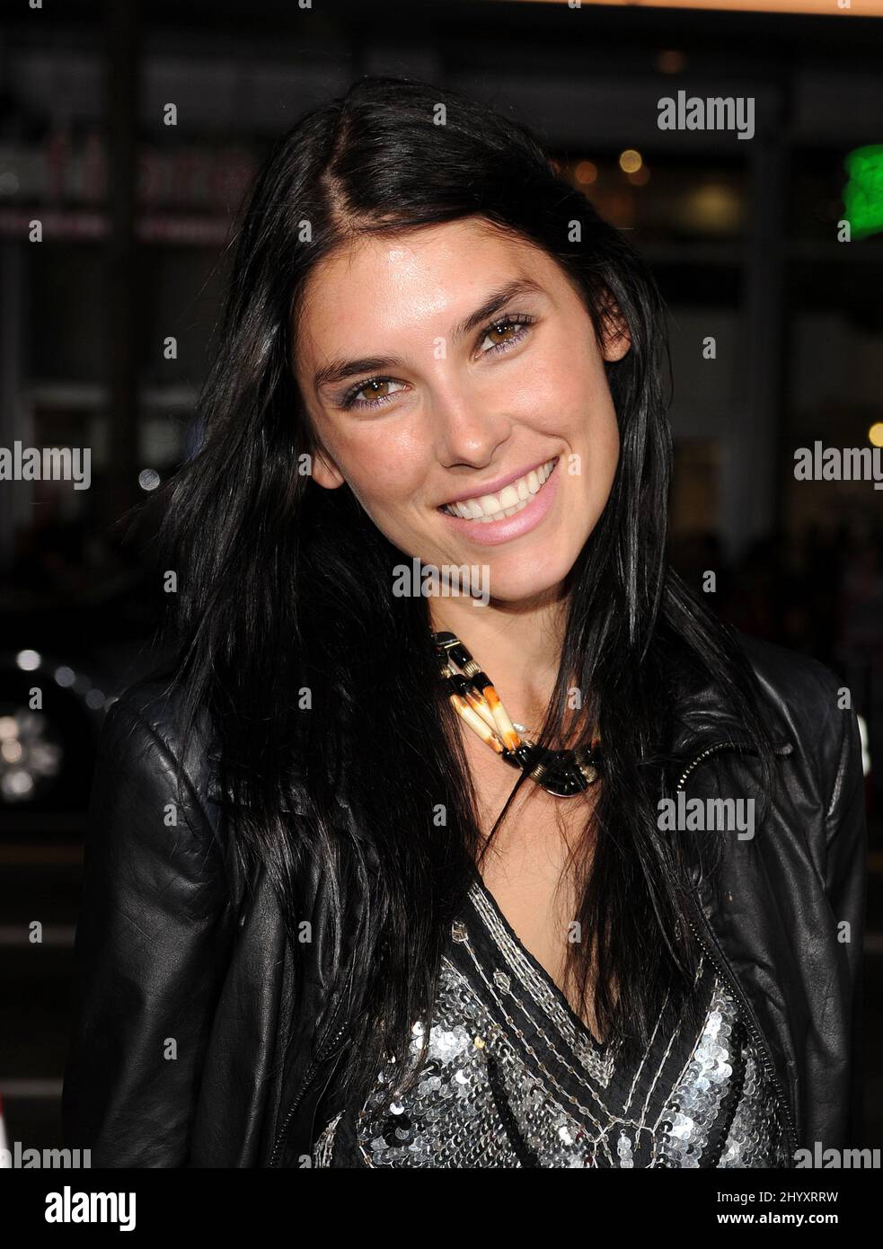 Angie Simms at the "Jackass 3D" premiere held at the Chinese theatre in ...
