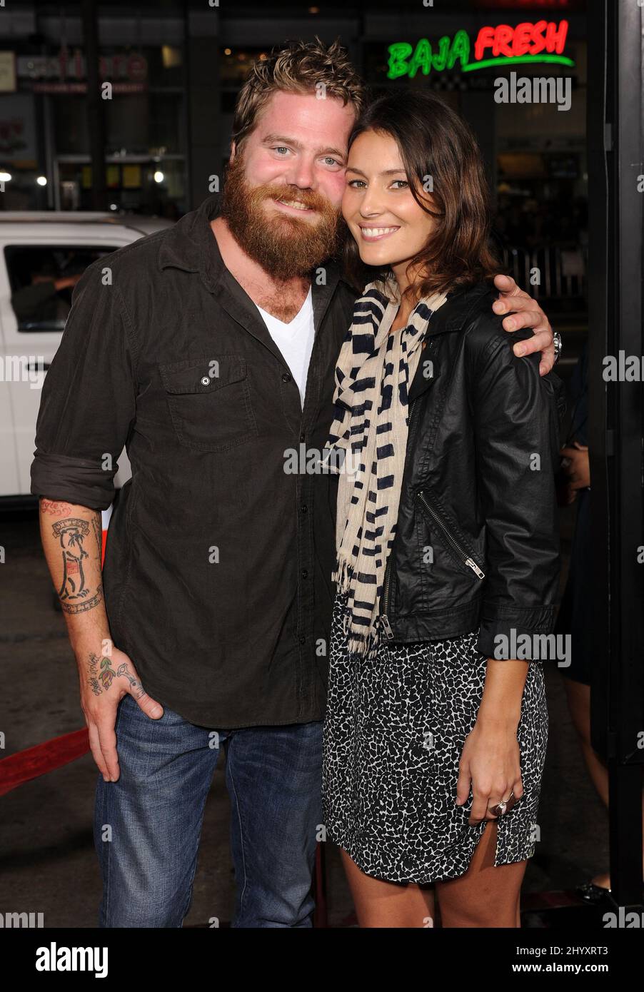 Ryan Dunn at the "Jackass 3D" premiere held at the Chinese theatre in ...