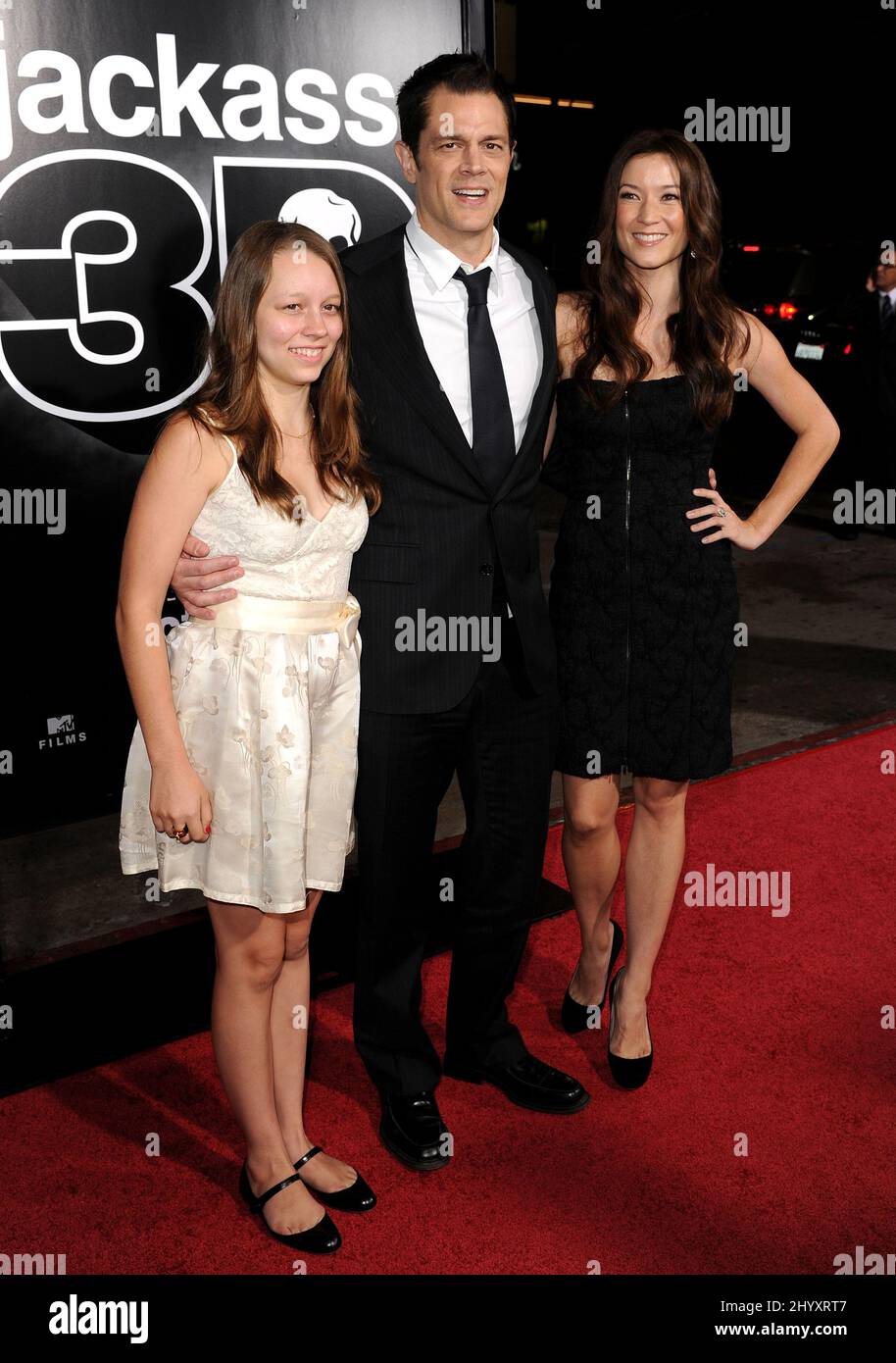 Johnny Knoxville and his daughter Madison at the "Jackass 3D" premiere ...