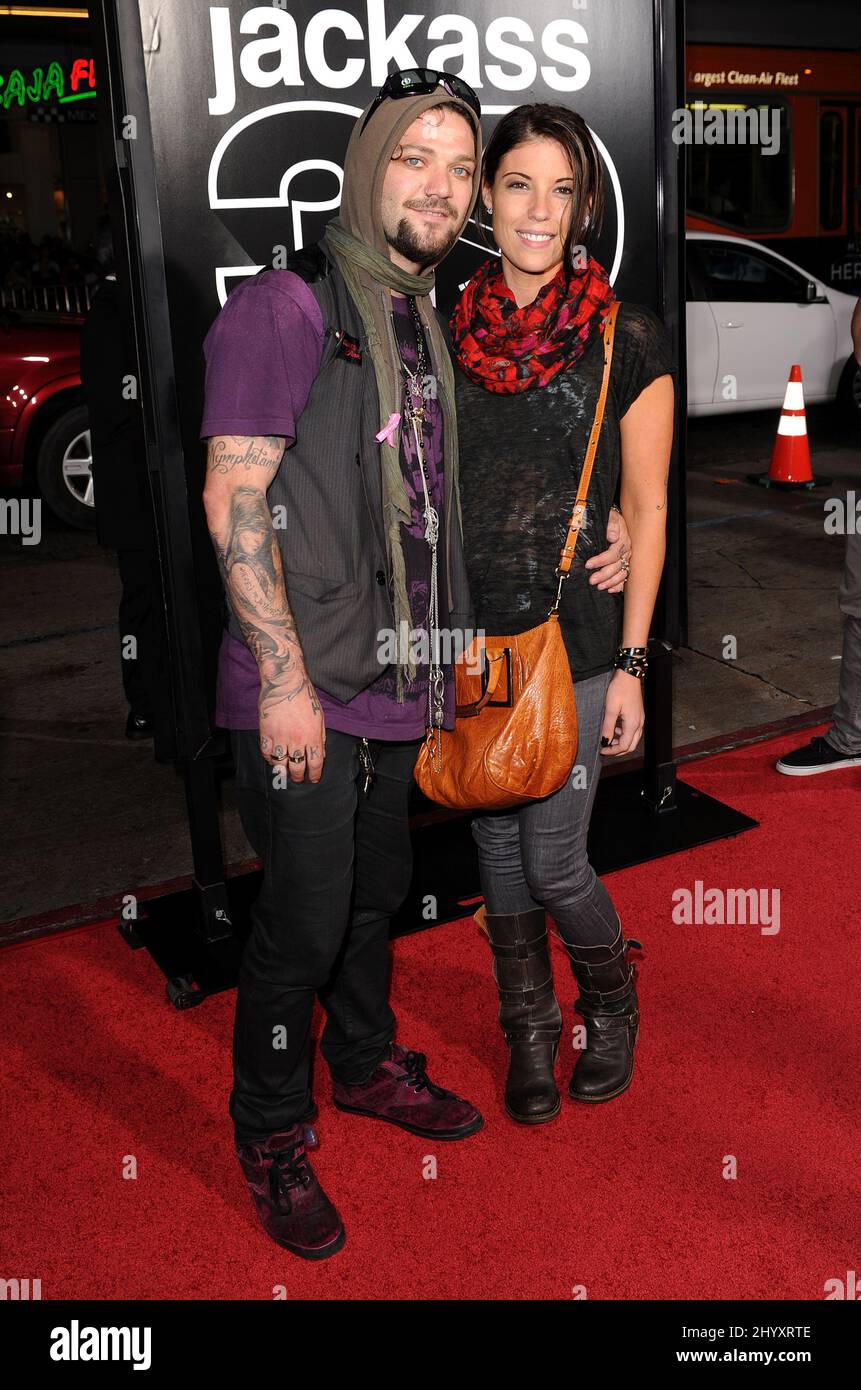 Bam Margera at the "Jackass 3D" premiere held at the Chinese theatre in ...
