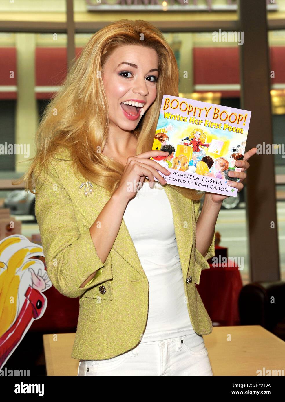 Masiela Lusha "Boopity Boop! Writes her first Poem" book signing held ...