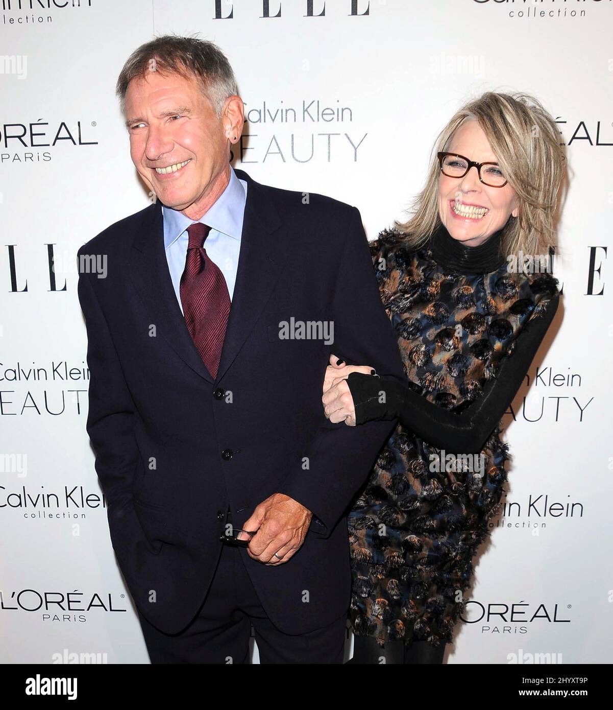 Harrison Ford and Diane Keaton during ELLE's 17th Annual Women in ...