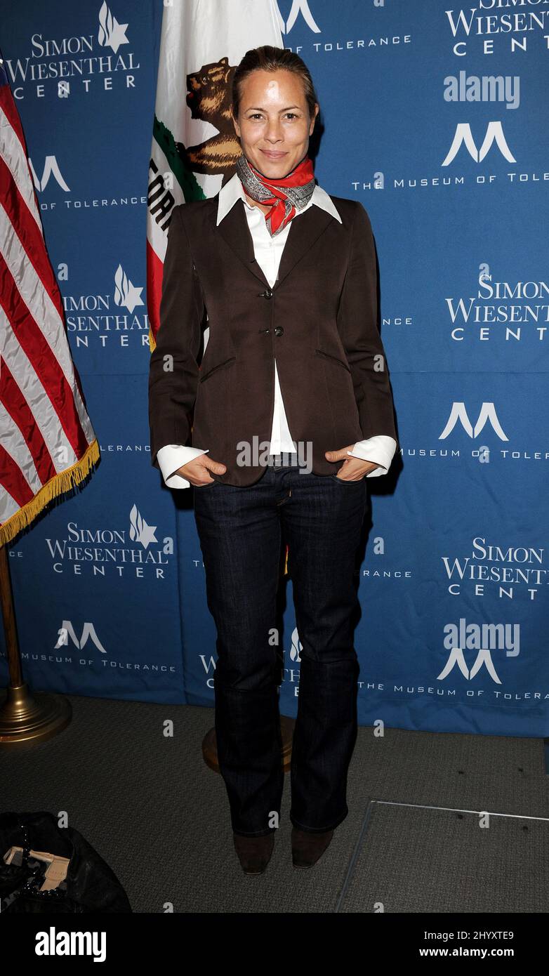 Maria Bello during the Official Signing Of California Senate Bill 657 ...