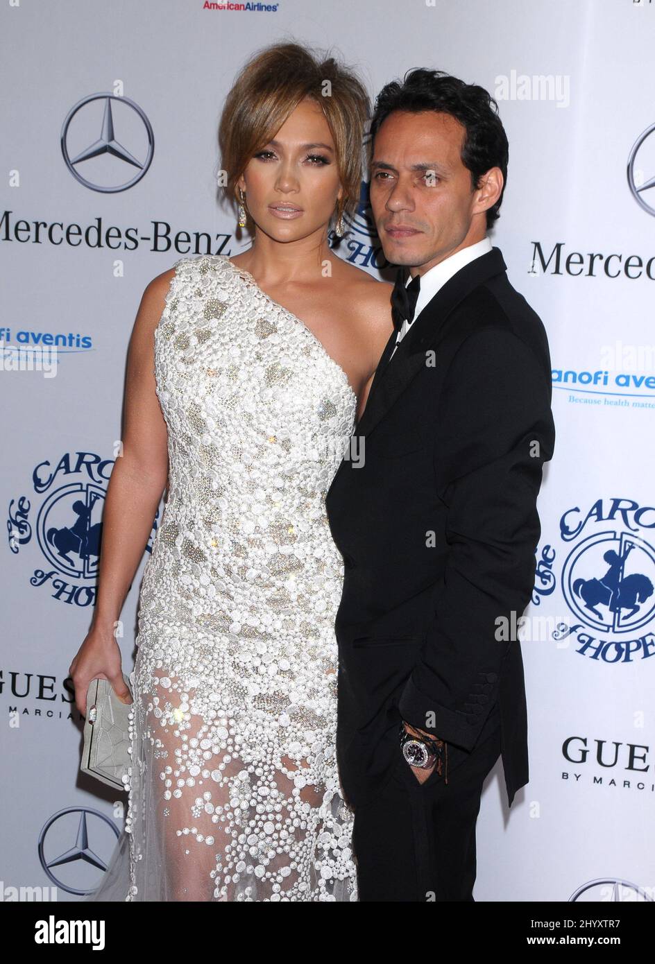 Jennifer Lopez and Marc Anthony at the 32nd Annual Carousel of Hope ...