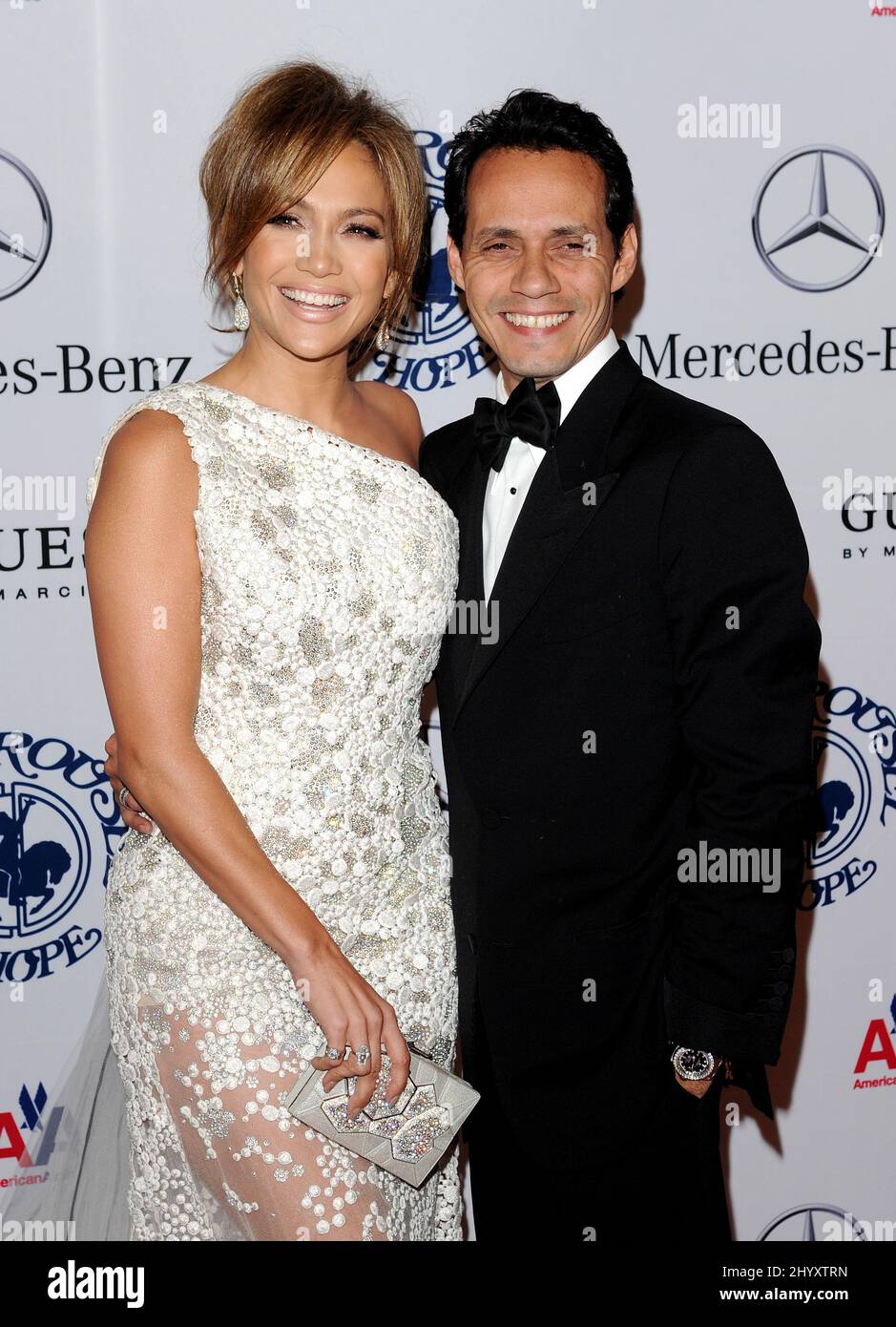 Jennifer Lopez and Marc Anthony at the 32nd Annual Carousel of Hope ...