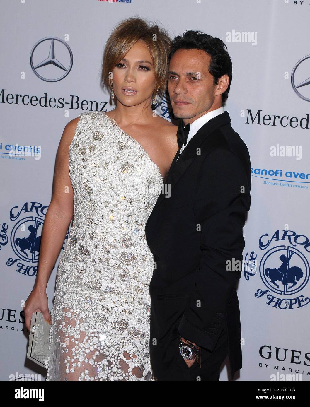Jennifer Lopez and Marc Anthony at the 32nd Annual Carousel of Hope ...