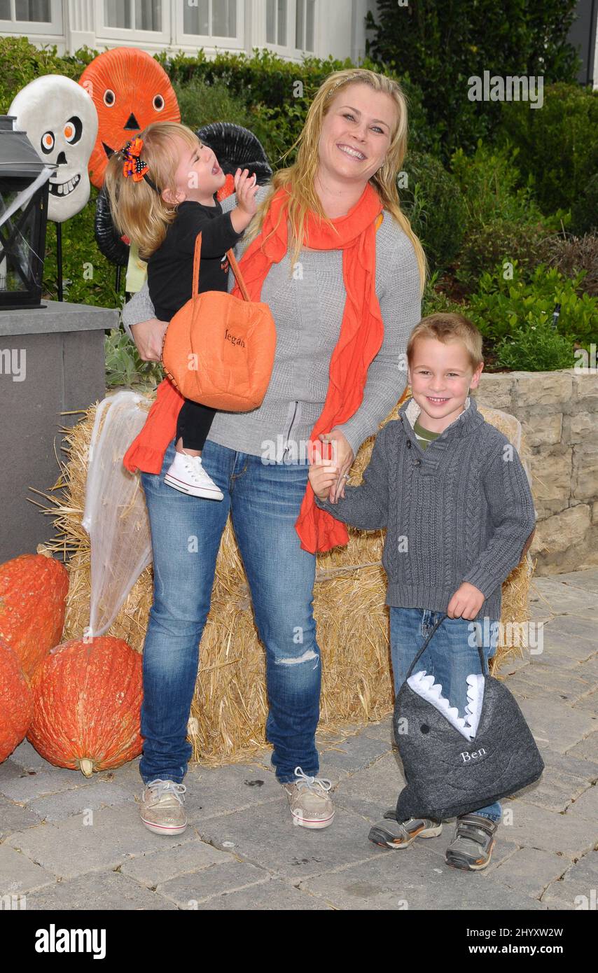 Alison Sweeney with daughter Megan and son Ben at the Halloween ...