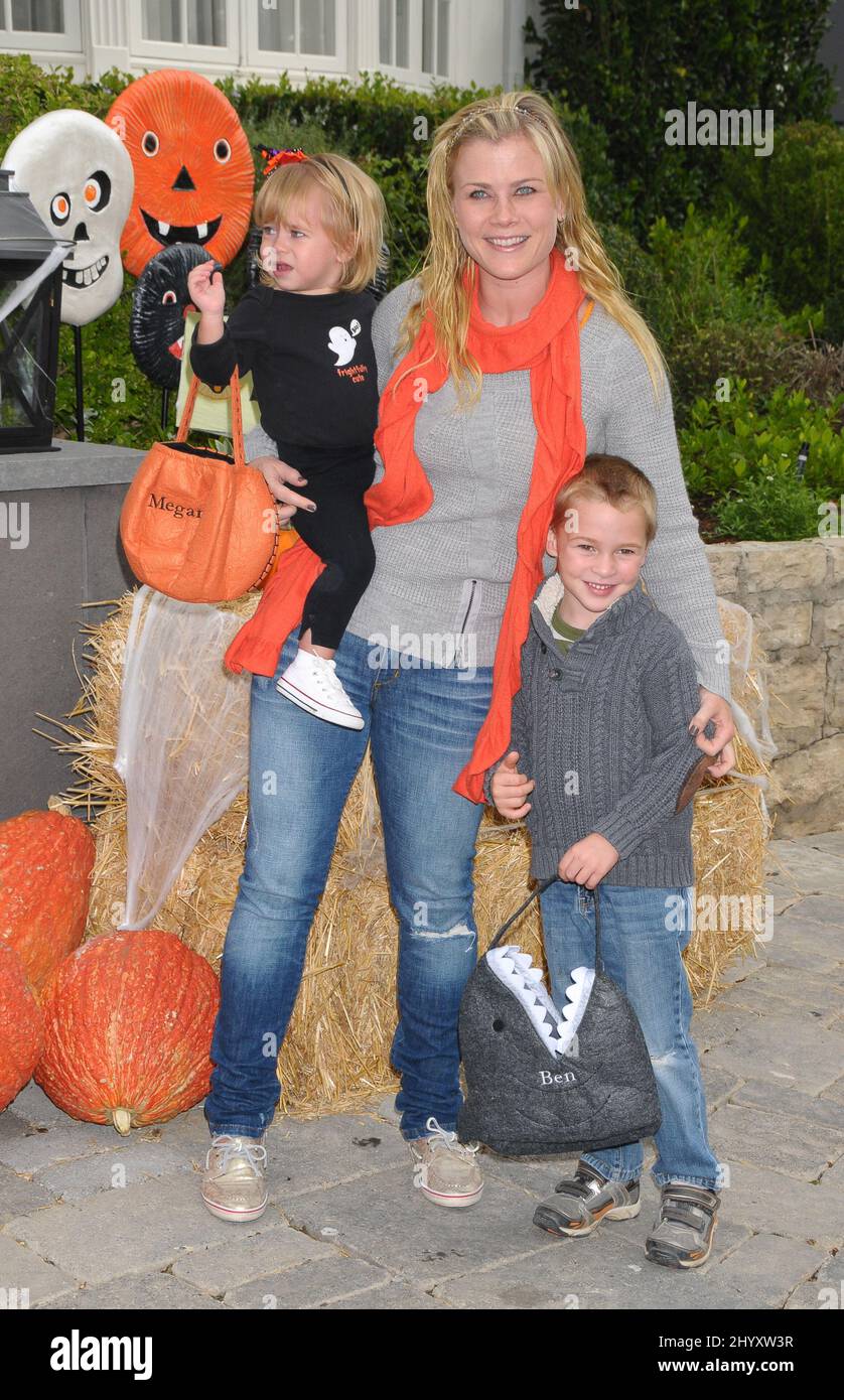 Alison Sweeney with daughter Megan and son Ben at the Halloween ...