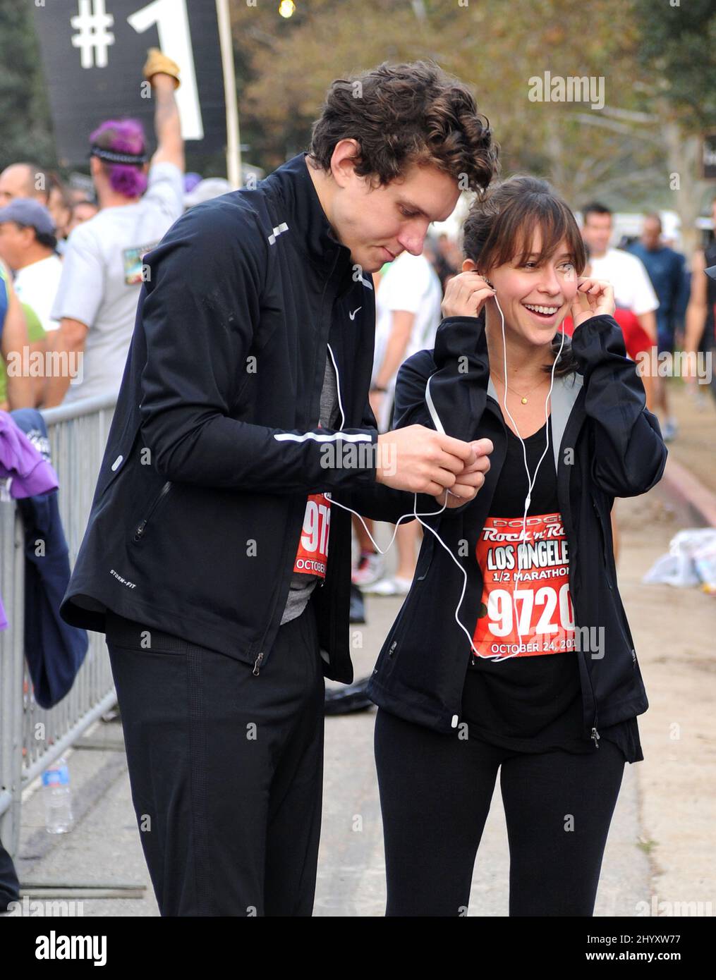 Jennifer Love Hewitt and Alex Beh at the Dodge Rock n Roll Los Angeles ...