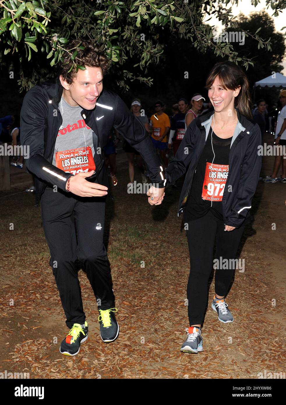 Jennifer Love Hewitt and Alex Beh at the Dodge Rock n Roll Los Angeles ...