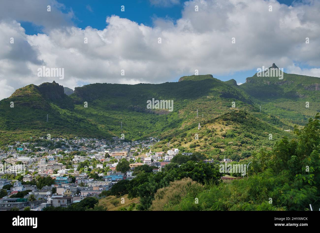 Mauritius port louis downtown city hi-res stock photography and images ...