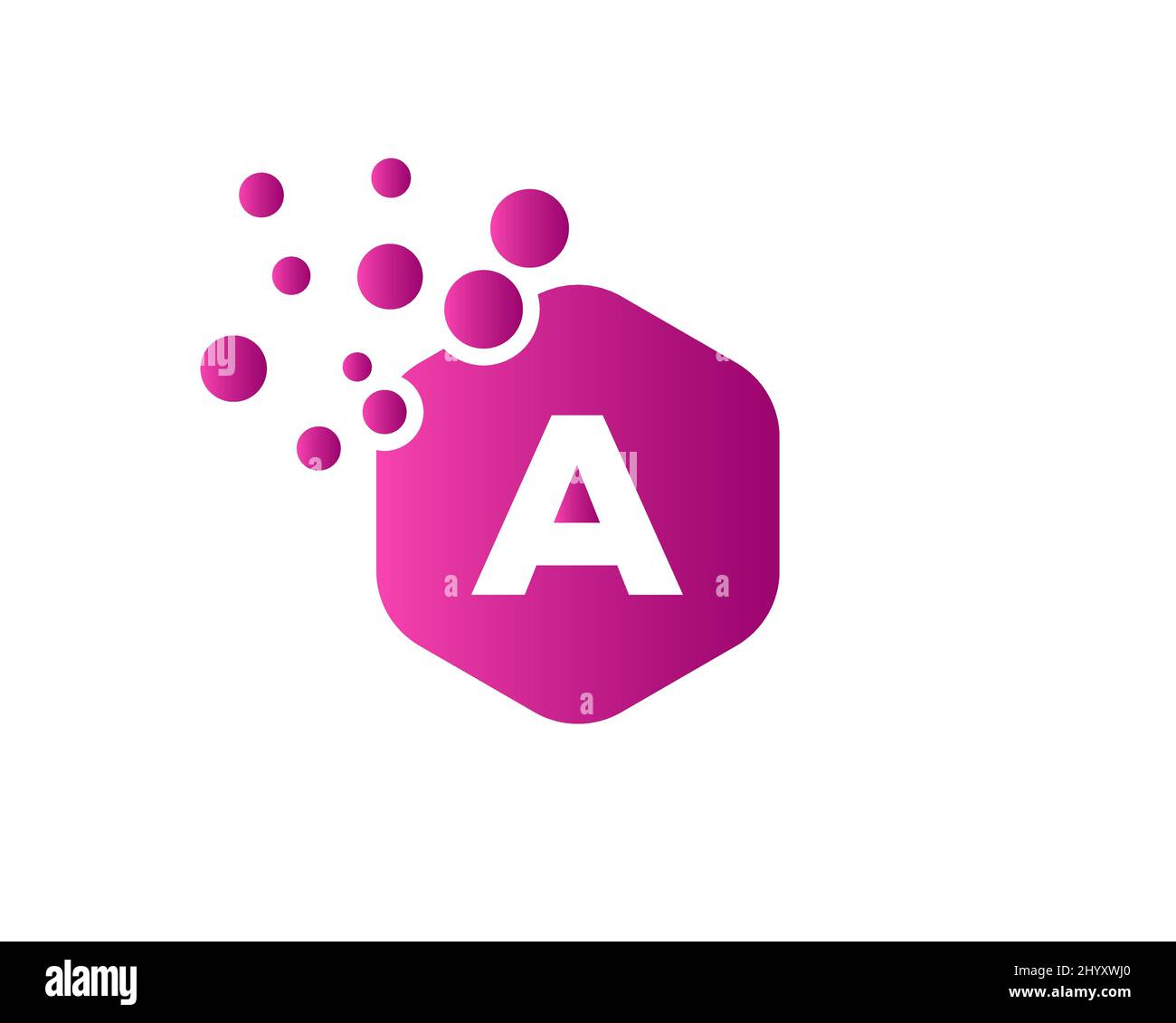 Hexagon A Letter Logo. Abstract A Letter Logo. Letter A Logo Design ...