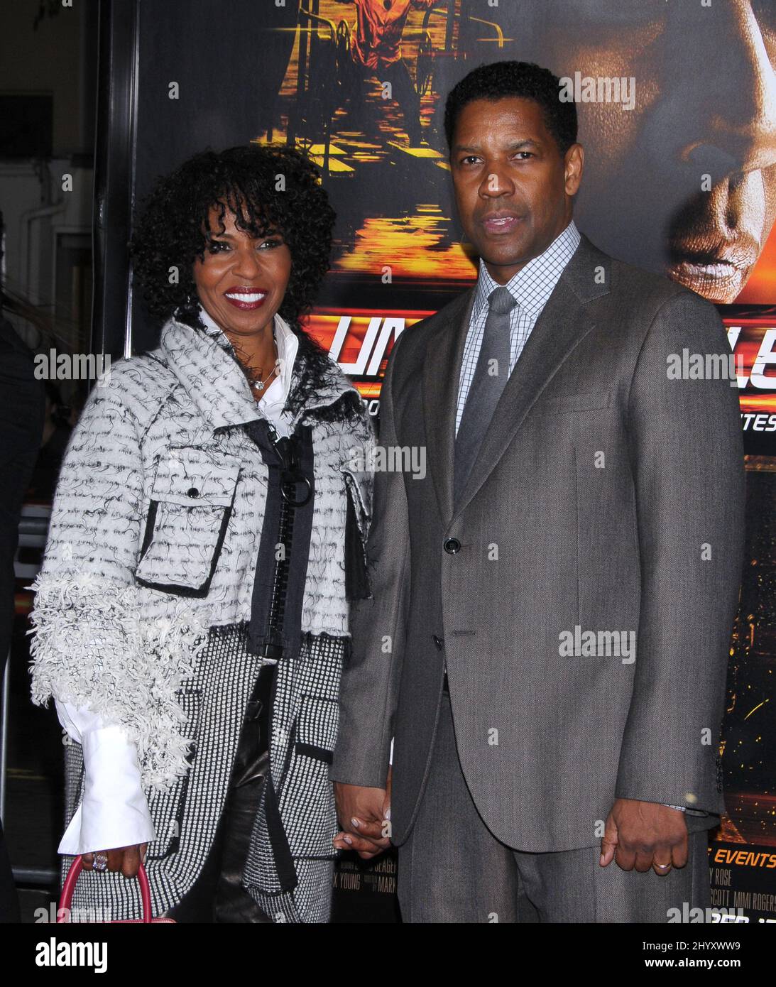 Pauletta Washington and Denzel Washington at the 'Unstoppable' World ...