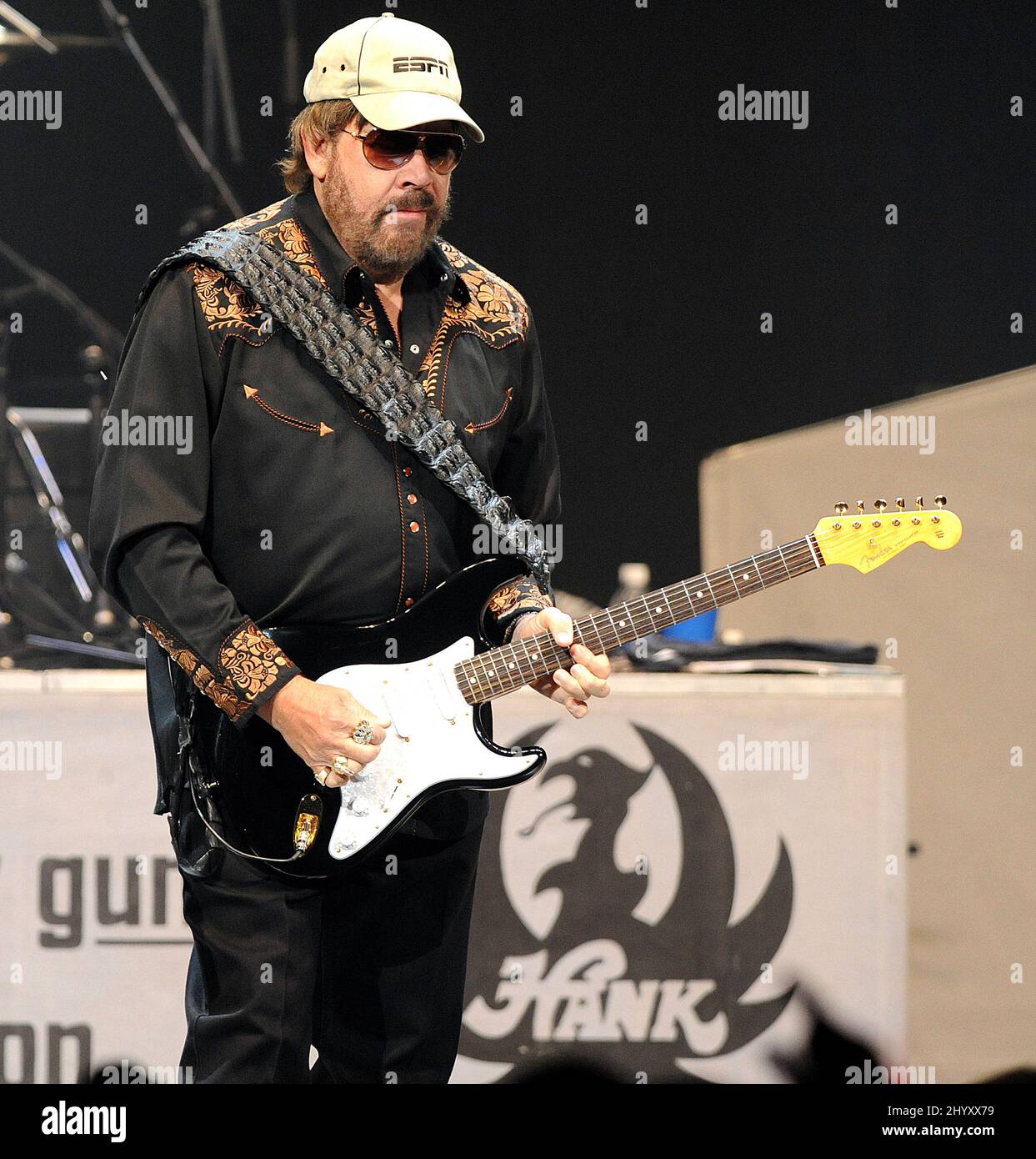 Hank Williams, Jr. in concert during the Rowdy Friends 2010 Tour, at ...