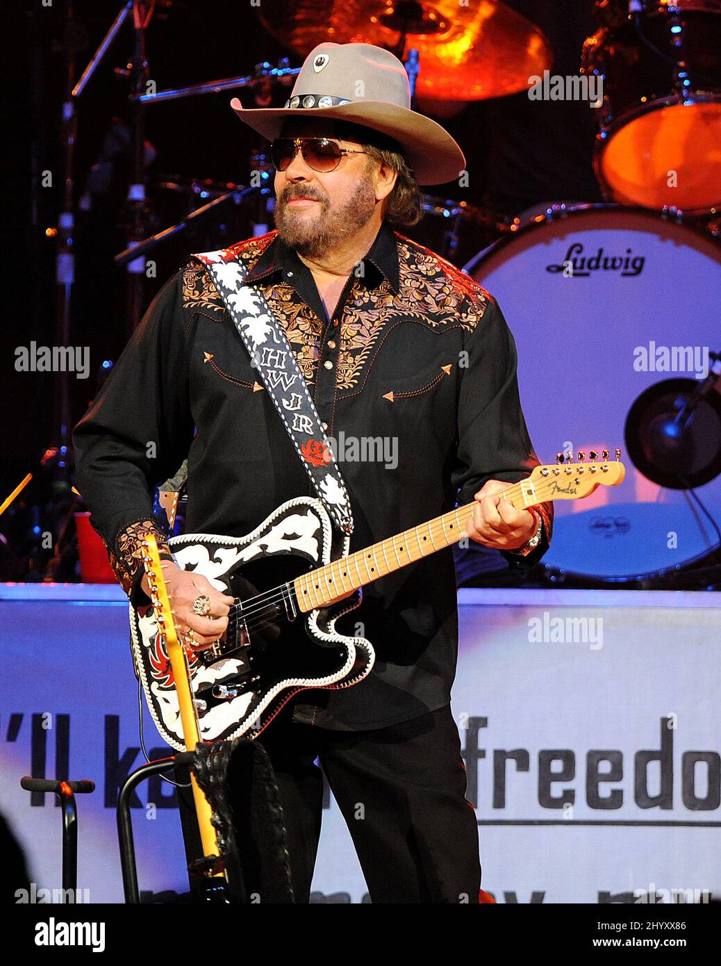 Hank Williams, Jr. in concert during the Rowdy Friends 2010 Tour, at ...