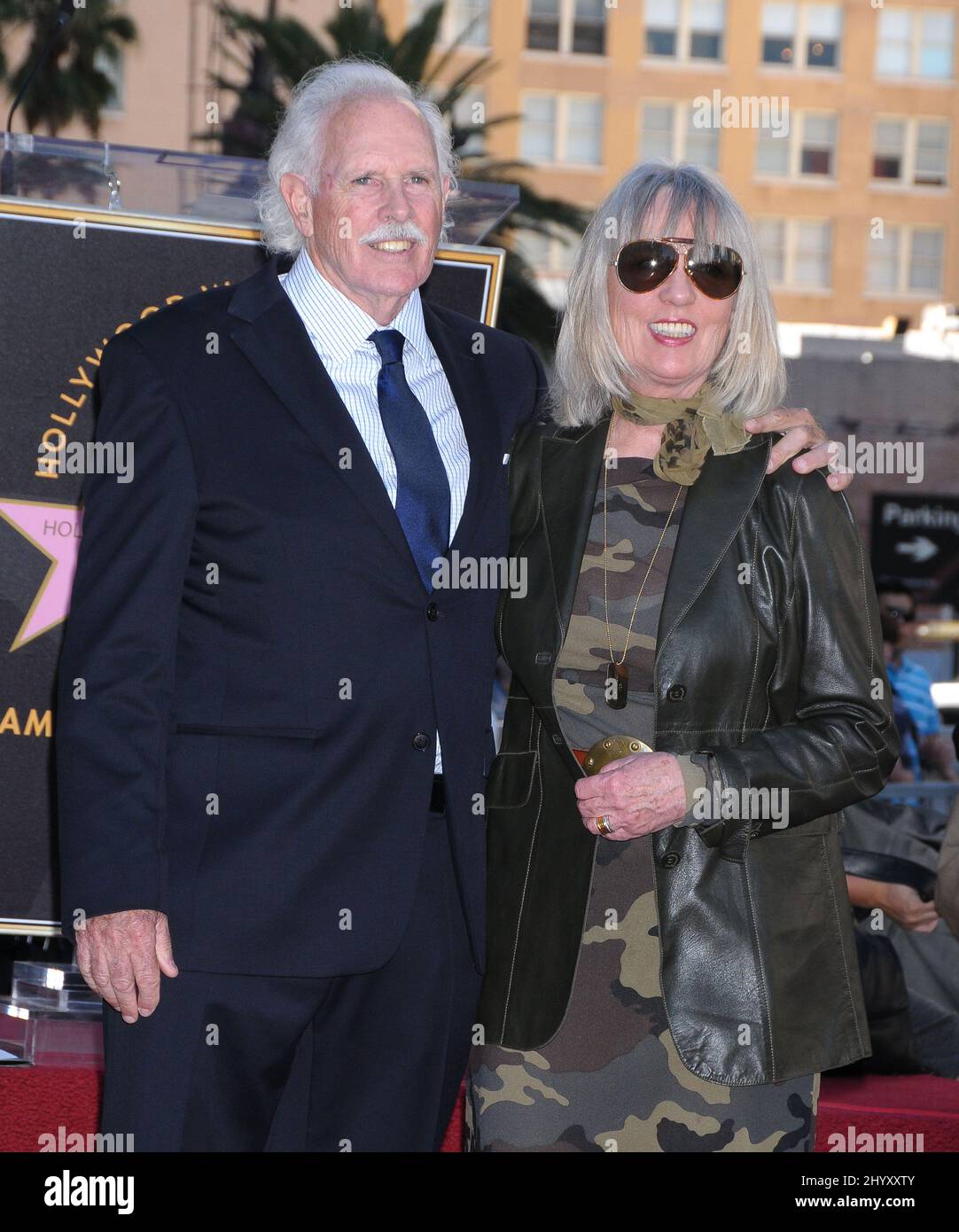 Bruce Dern and Andrea at a ceremony where Bruce Dern, Laura Dern and ...