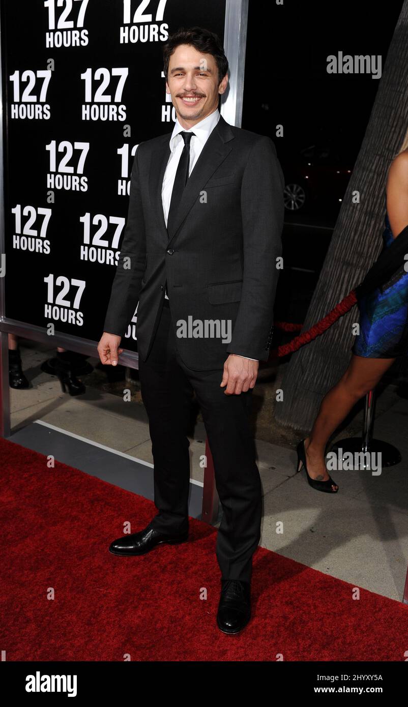 James Franco at the premiere of "127 Hours" held at Samuel Goldwyn ...