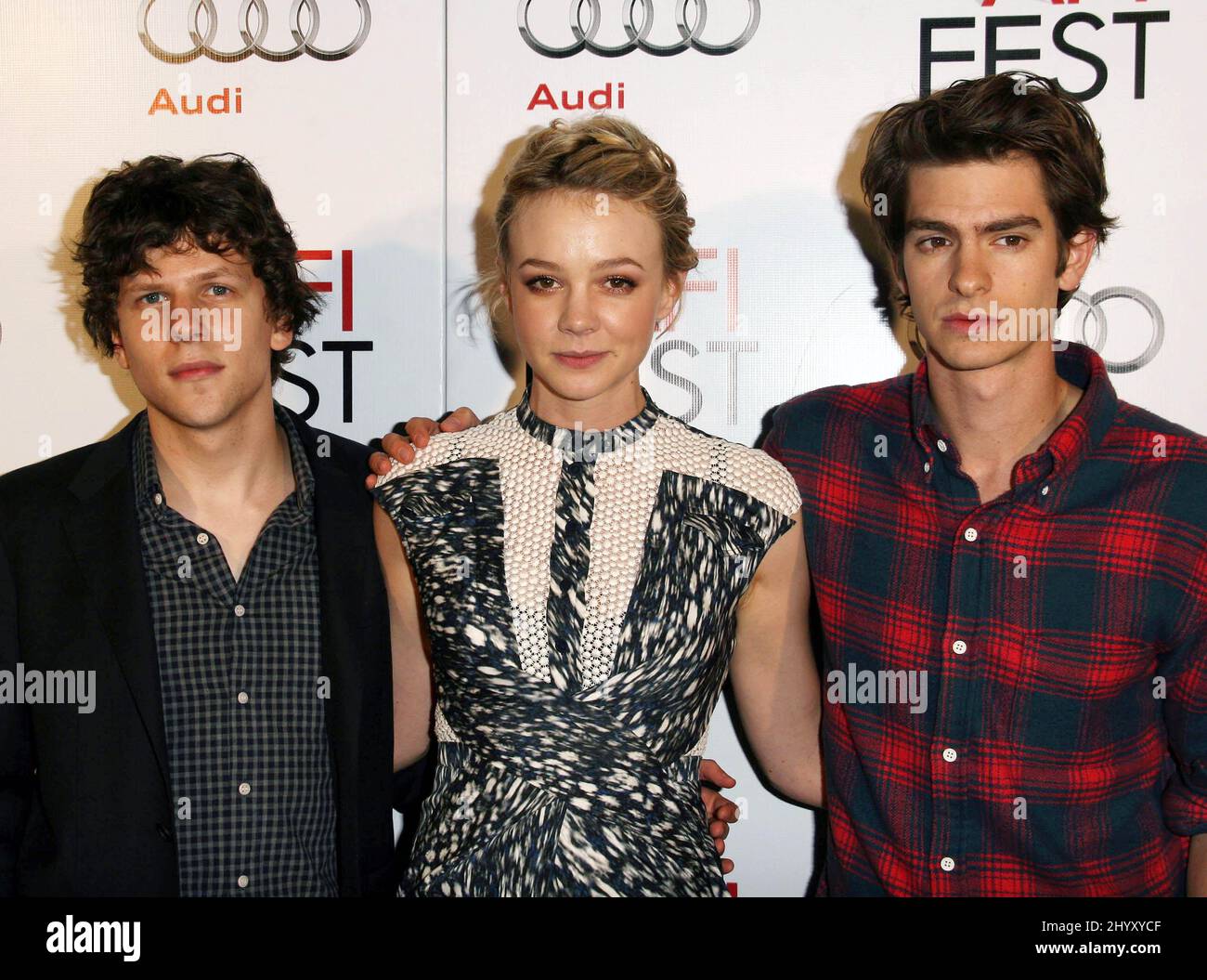 Andrew Eisenberg, Carey Mulligan and Jesse Garfield at the Los Angeles ...