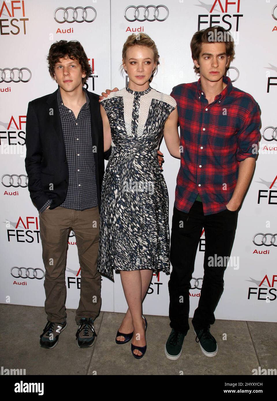 Andrew Eisenberg, Carey Mulligan and Jesse Garfield at the Los Angeles ...