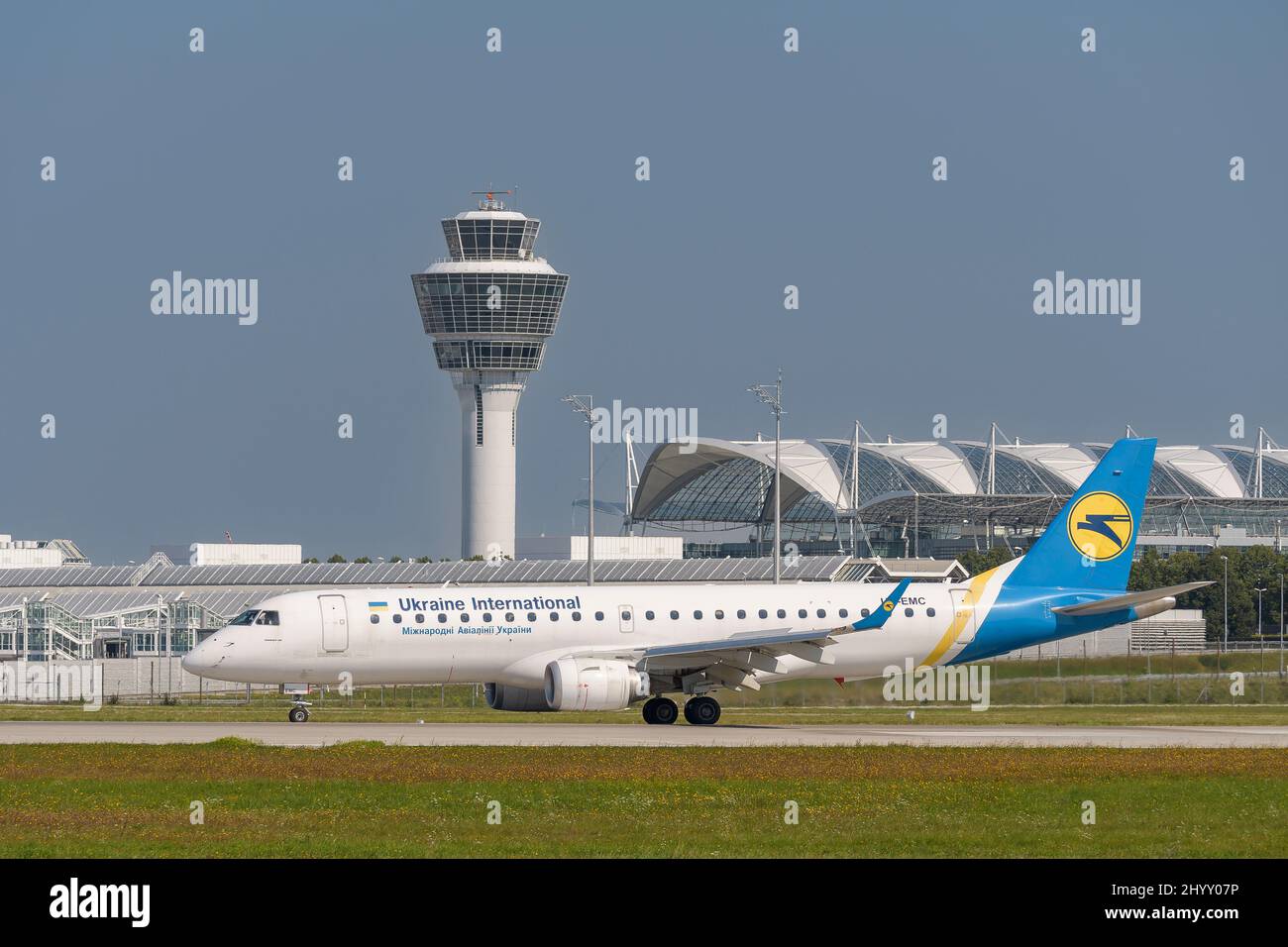 Ukraine International Airlines Embraer ERJ-190LR With The Aircraft ...