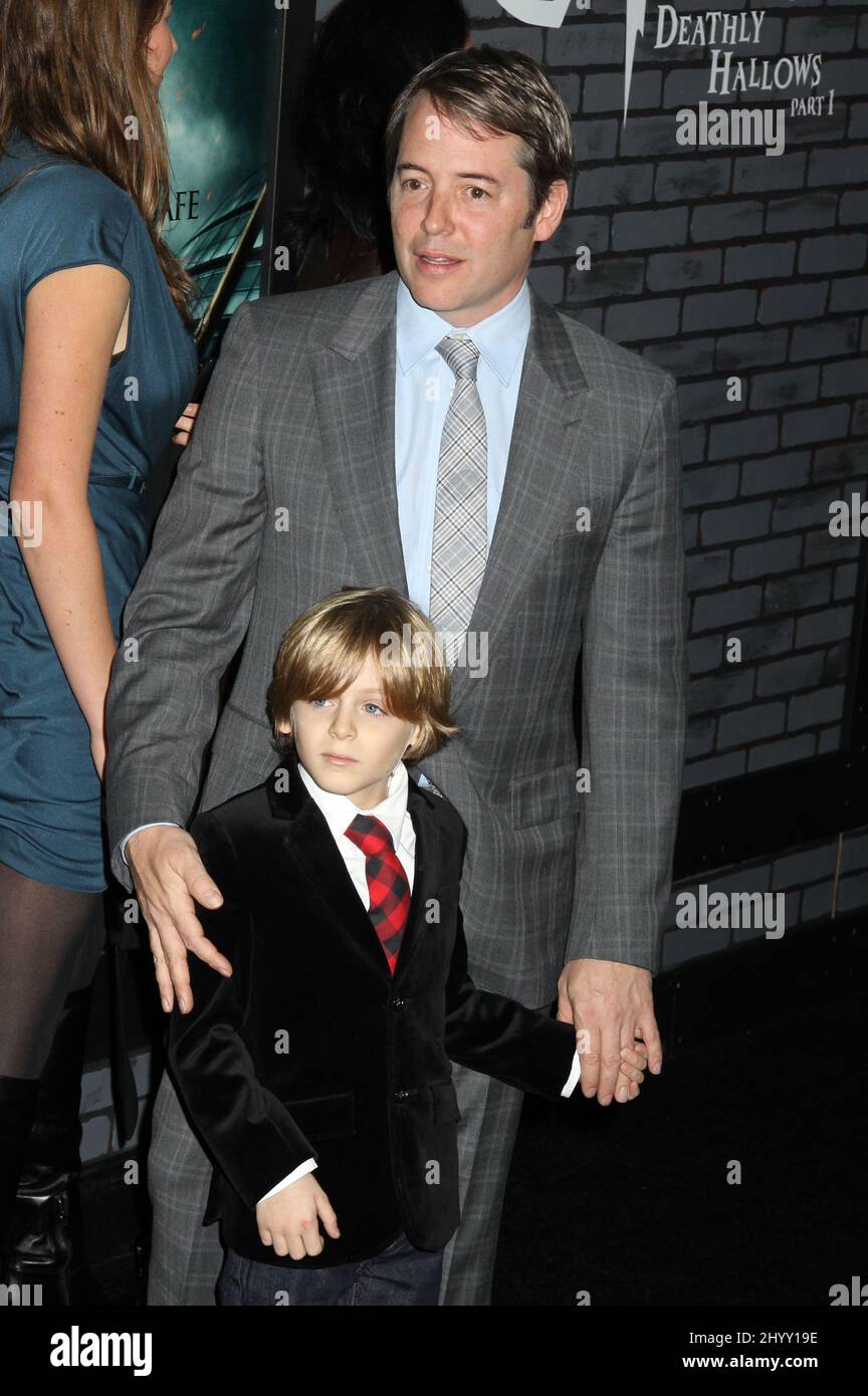 Matthew Broderick and James Broderick at the 'Harry Potter and the ...