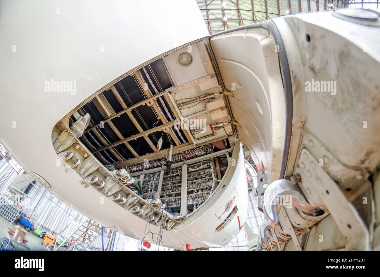 Luggage compartment of the aircraft for luggage of passengers for ...