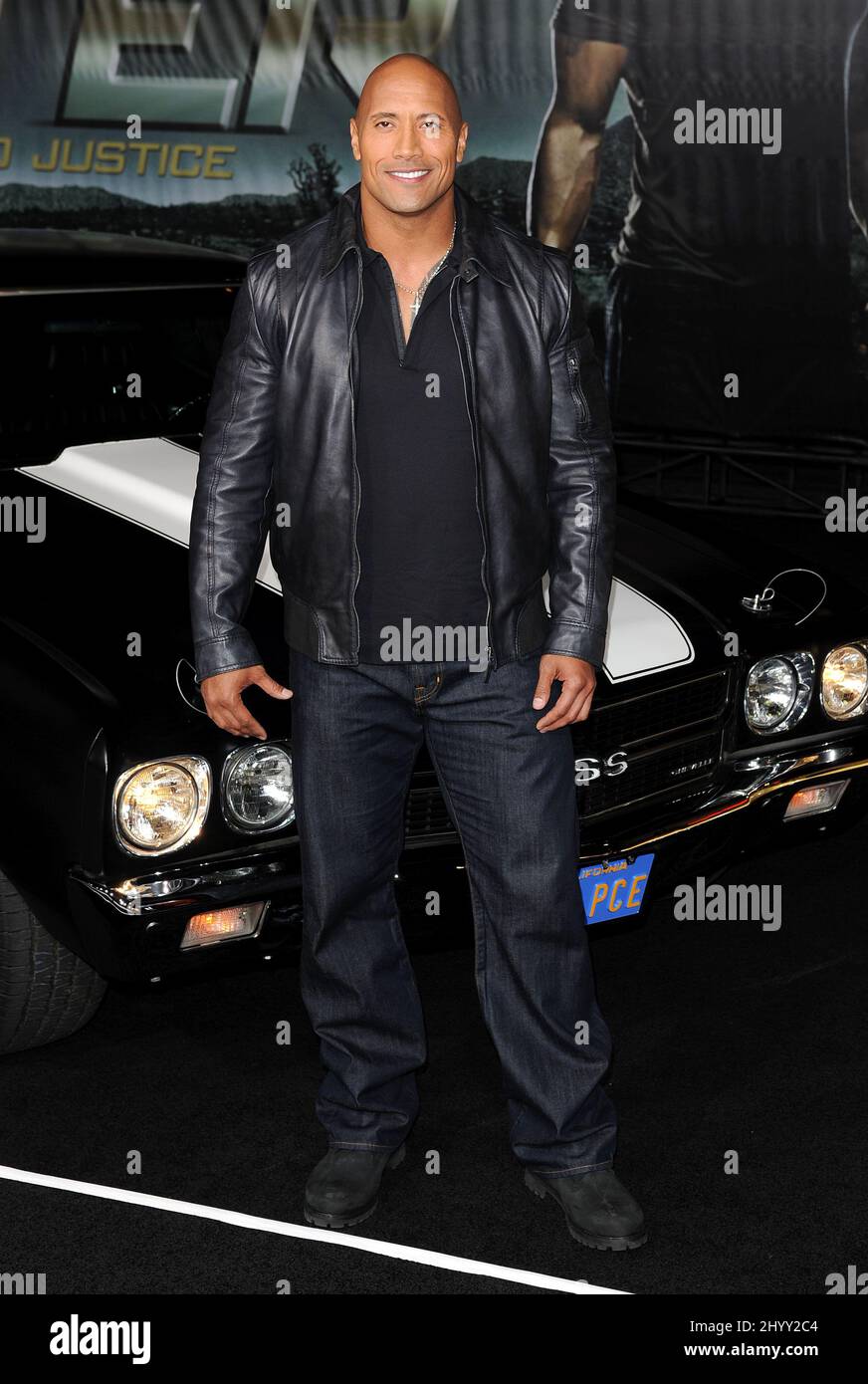Dwayne Johnson at the 'Faster' Premiere, held at Grauman's Chinese ...
