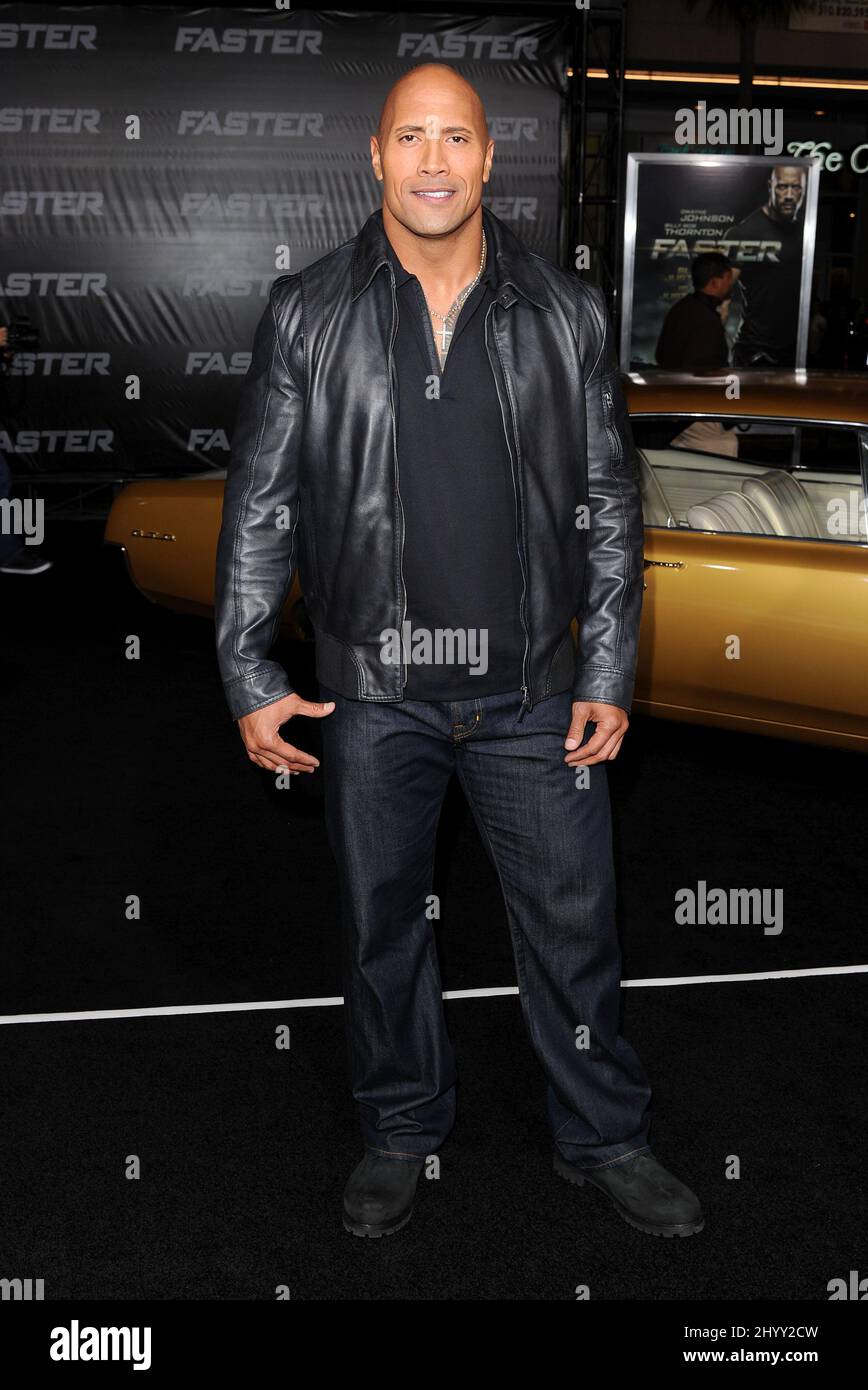Dwayne Johnson at the 'Faster' Premiere, held at Grauman's Chinese ...