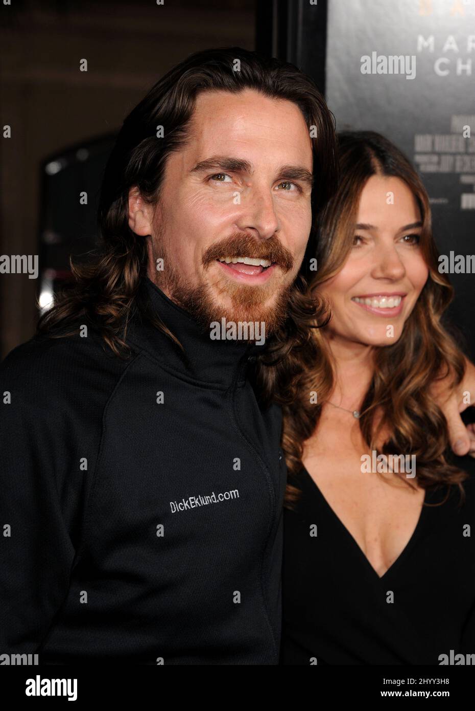Christian Bale and his wife at the premiere of 'The Fighter' held at ...