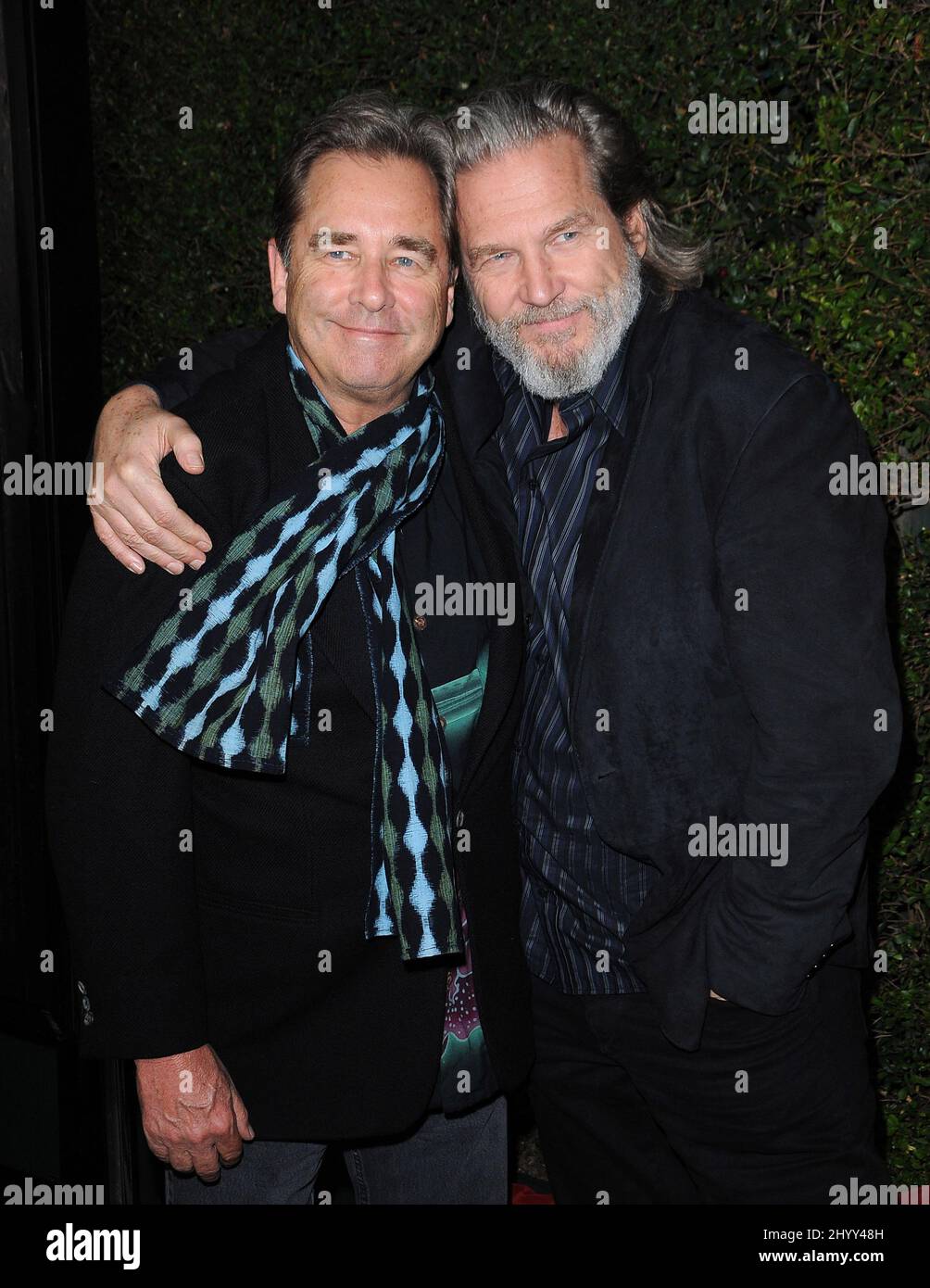 Beau Bridges and Jeff Bridges during the "True Grit" industry screening ...