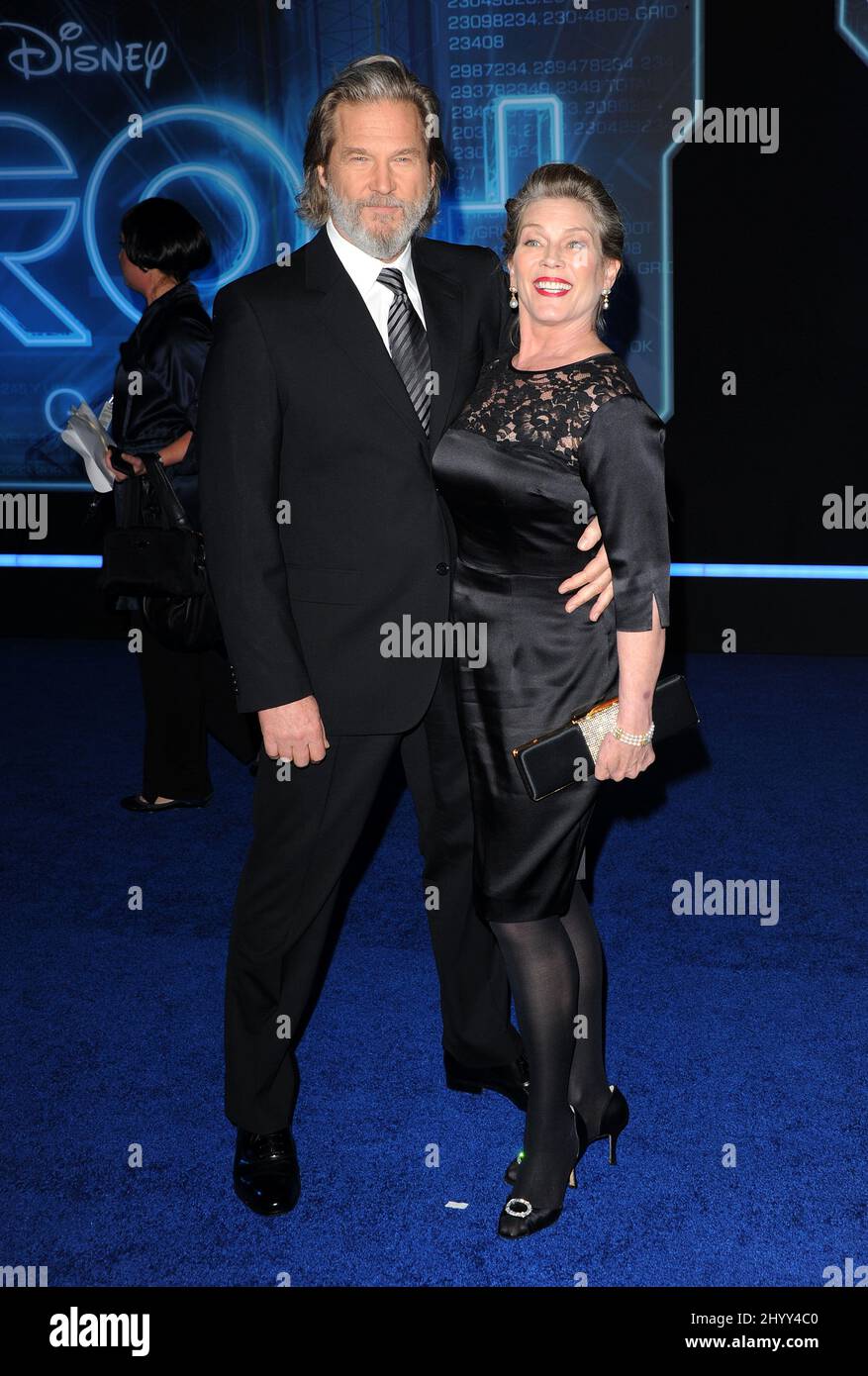 Jeff Bridges and Susan Bridges at the 'TRON Legacy' Premiere, held at ...