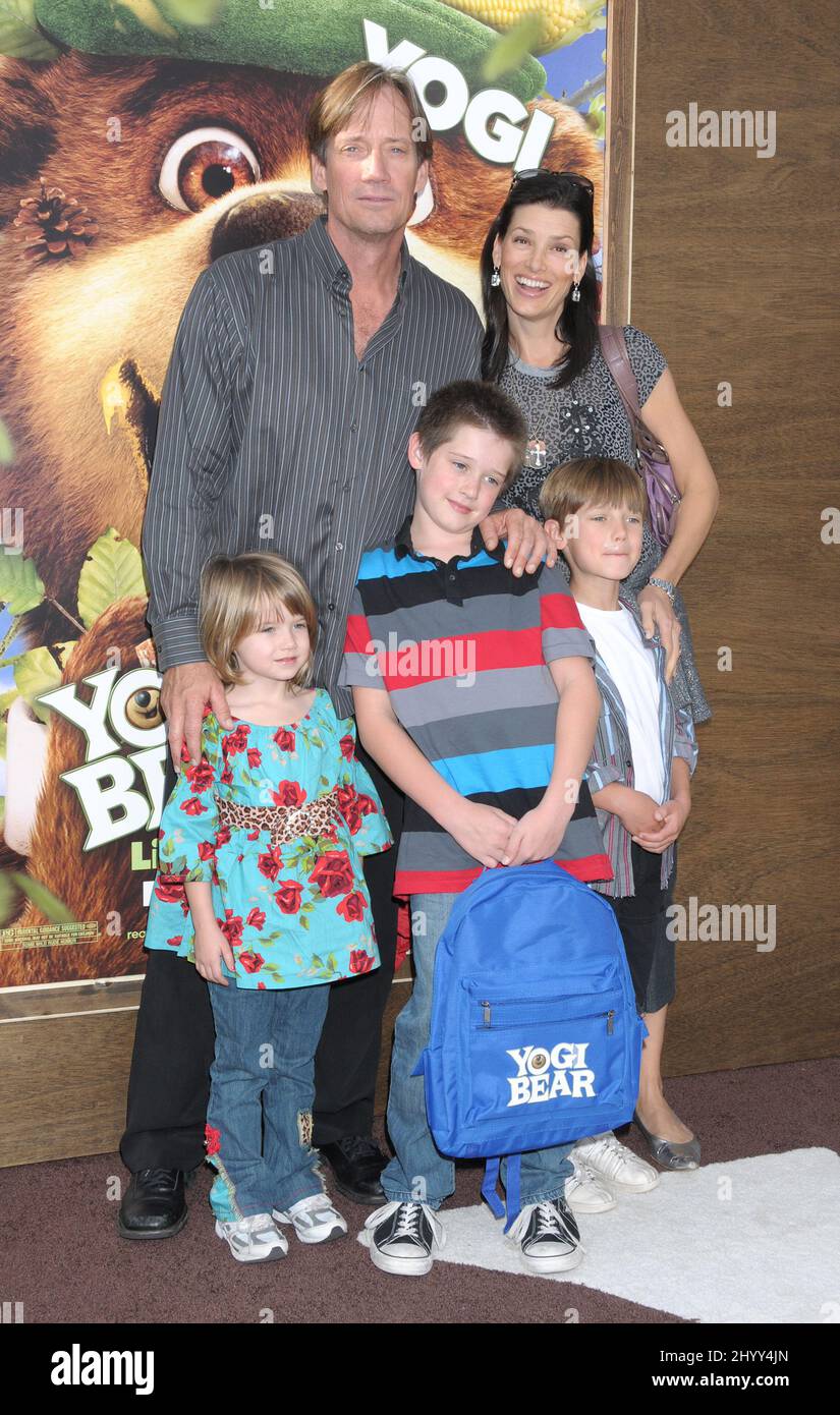 Kevin Sorbo, Sam Jenkins at the 'Yogi Bear' premiere held at the Mann ...