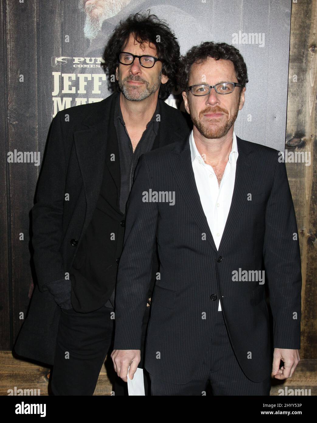 Joel Coen and Ethan Coen at the 'True Grit' premiere held at the ...
