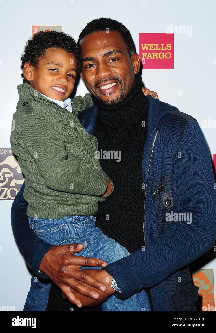 Bill Bellamy and Baron Bellamy during the Elephants of Asia habitat ...