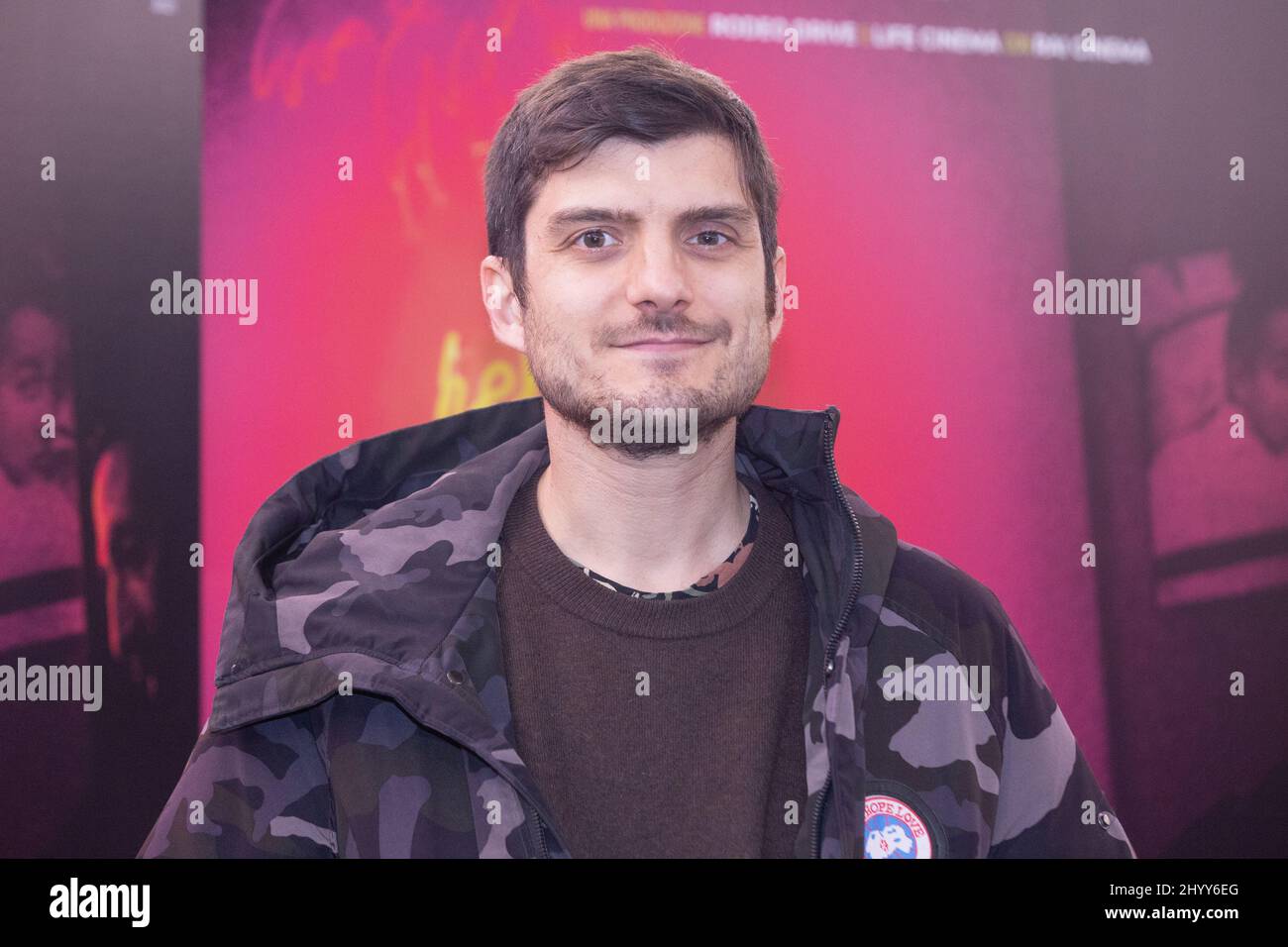 Rome, Italy. 14th Mar, 2022. Claudio Colica attends the premiere of the ...