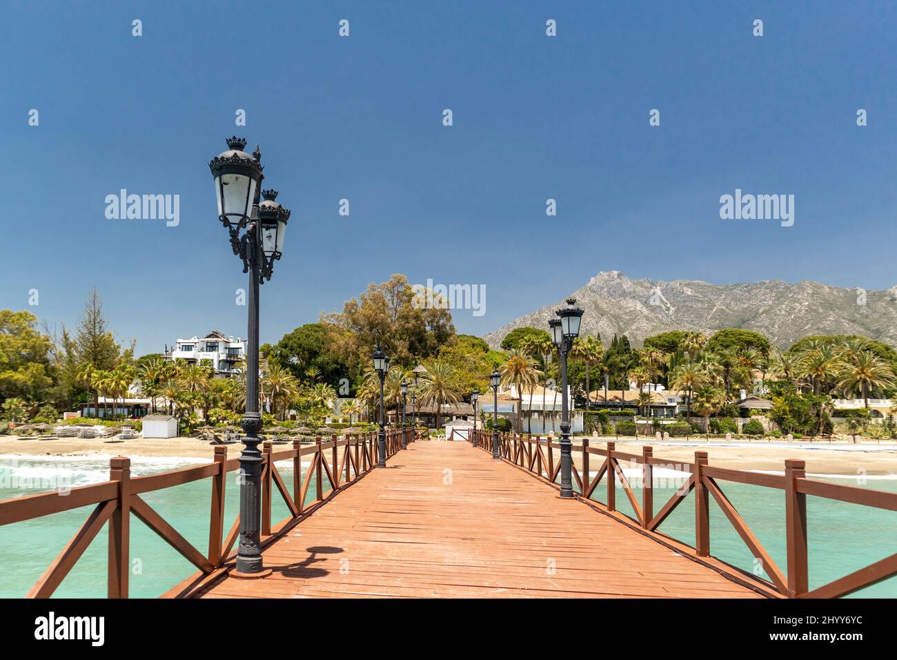 Red bridge marbella spain hi-res stock photography and images - Alamy