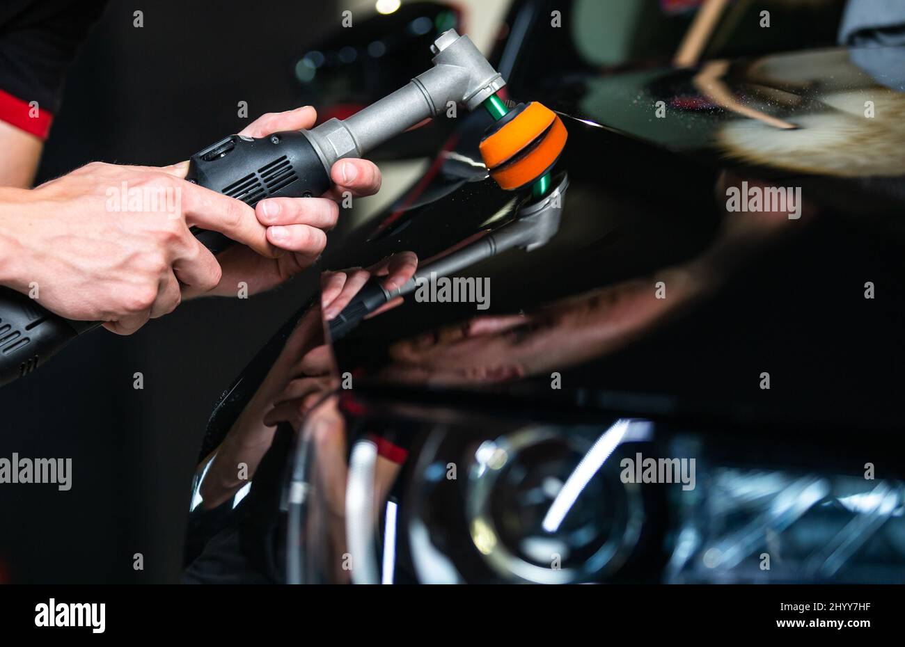 Car repair auto detailing close hi-res stock photography and images - Alamy