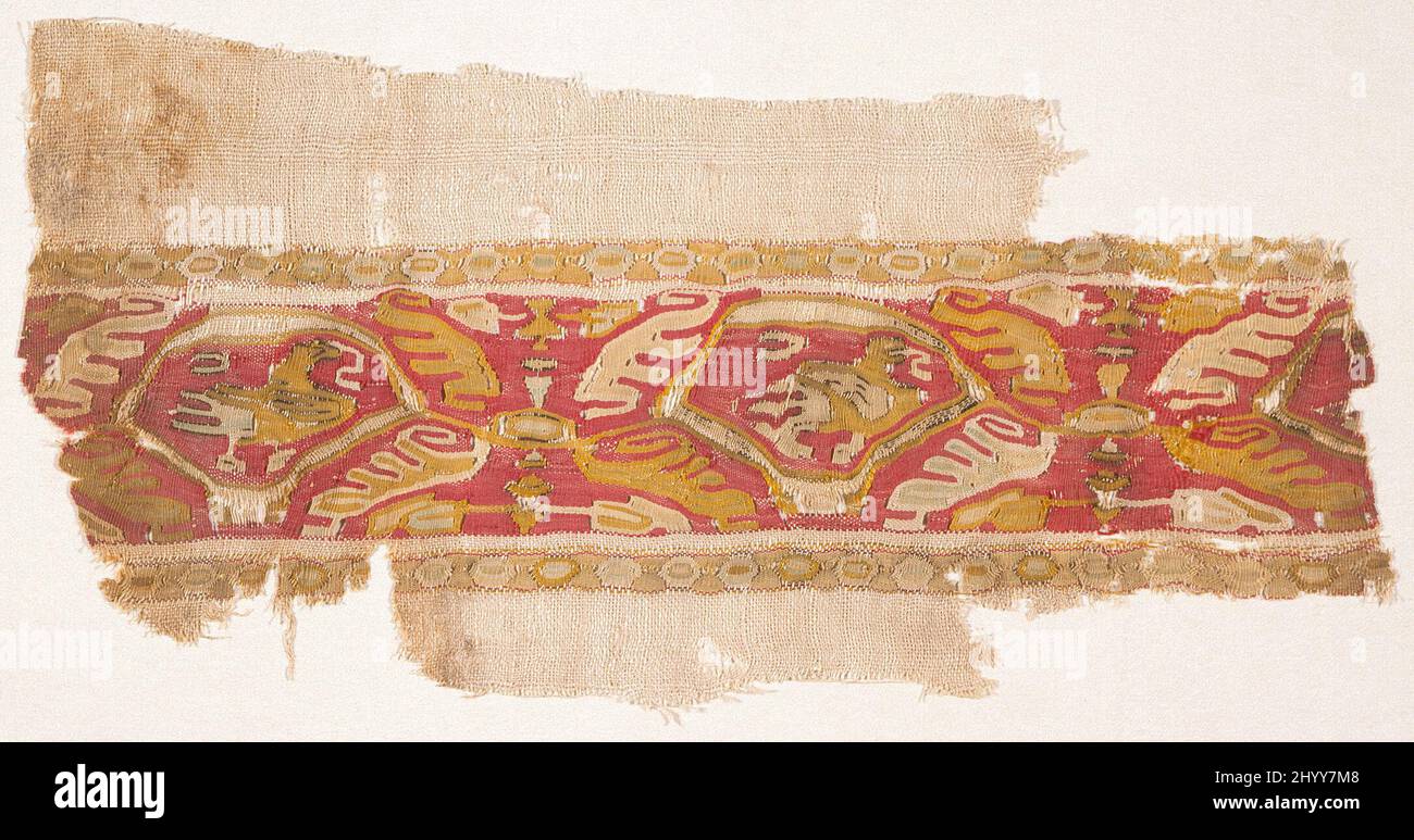 Textile Fragment. Egypt, 8th-9th century. Textiles; fragments. Linen ...