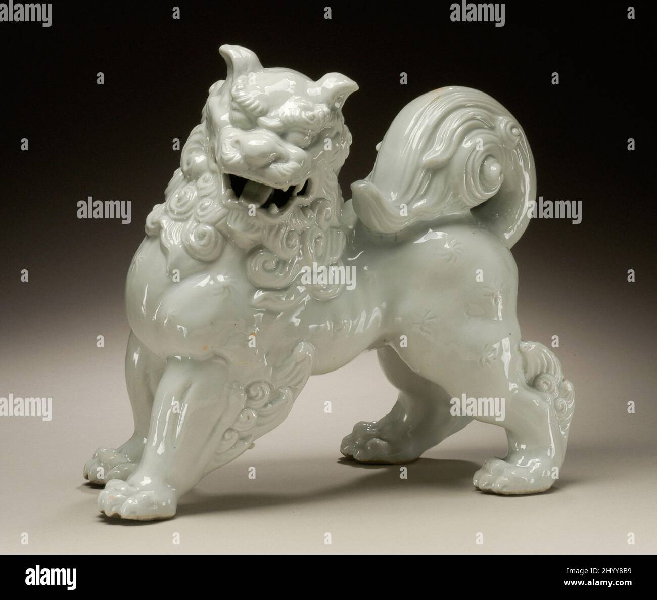 Standing Chinese Lion. Japan, late 19th century. Ceramics. Hirado ...