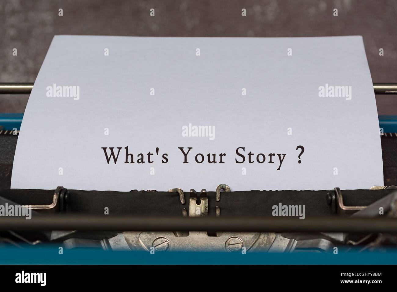 Old story typed word hi-res stock photography and images - Alamy