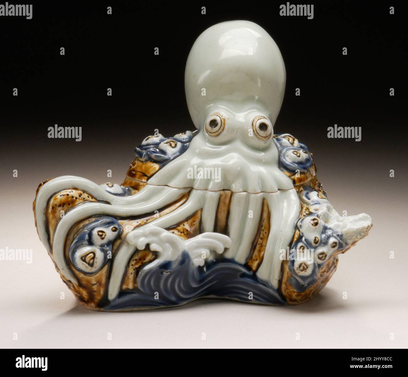 Octopus Form Box. Japan, late 19th century. Ceramics. Hirado Mikawachi ...